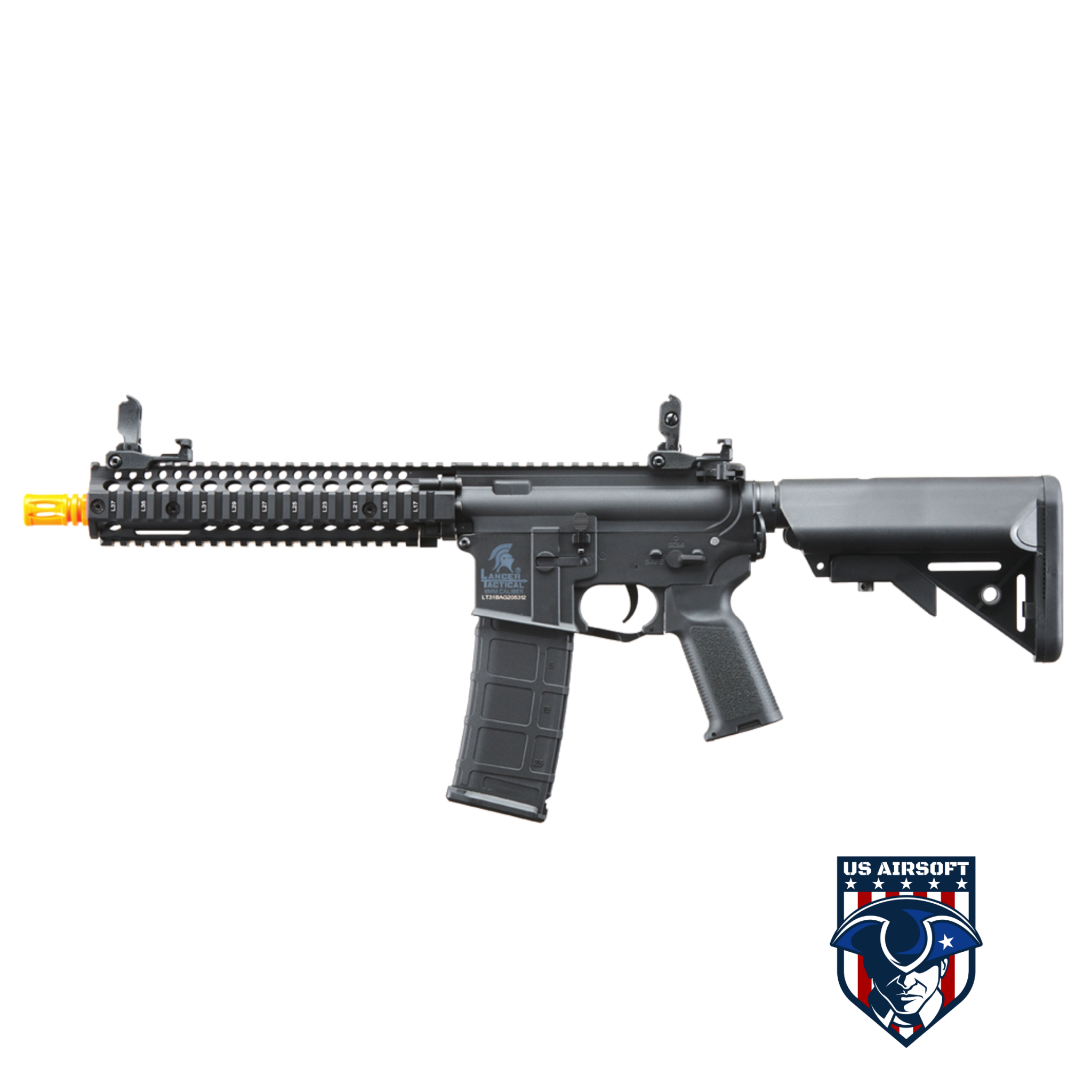 Lancer Tactical Gen 2 Raider M4 Airsoft AEG Rifle (Color: Black) - US ...