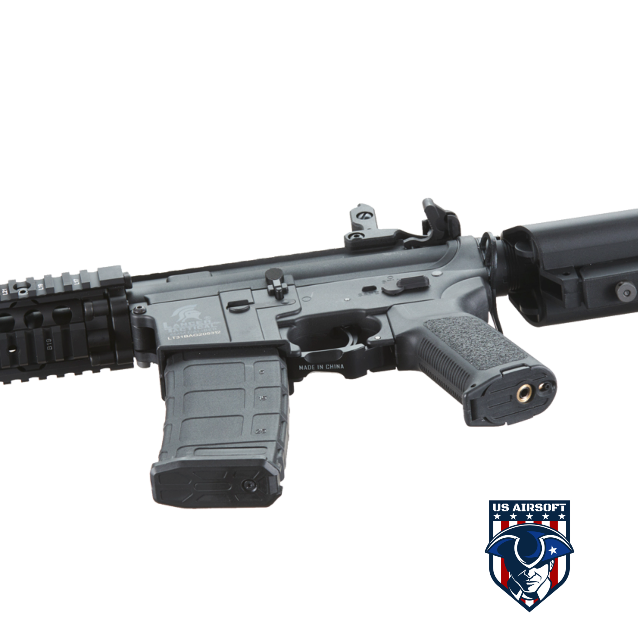 Lancer Tactical Gen 2 Raider M4 Airsoft AEG Rifle (Color: Black) - US ...