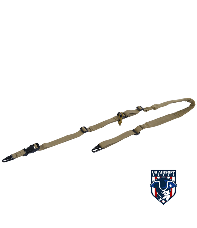 Lancer Tactical 2-POINT PADDED RIFLE SLING (TAN) - US Airsoft, Inc.