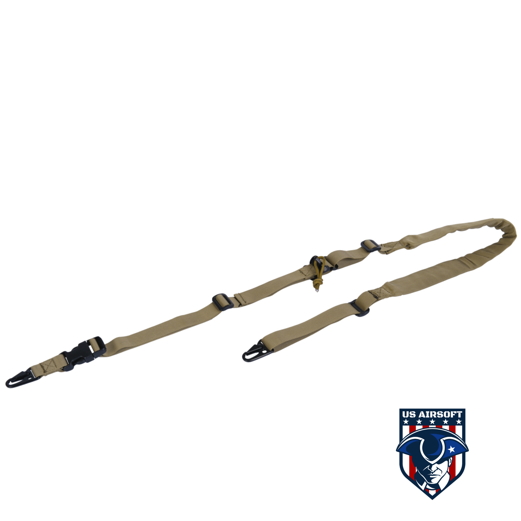 Lancer Tactical 2-POINT PADDED RIFLE SLING (TAN) - US Airsoft, Inc.