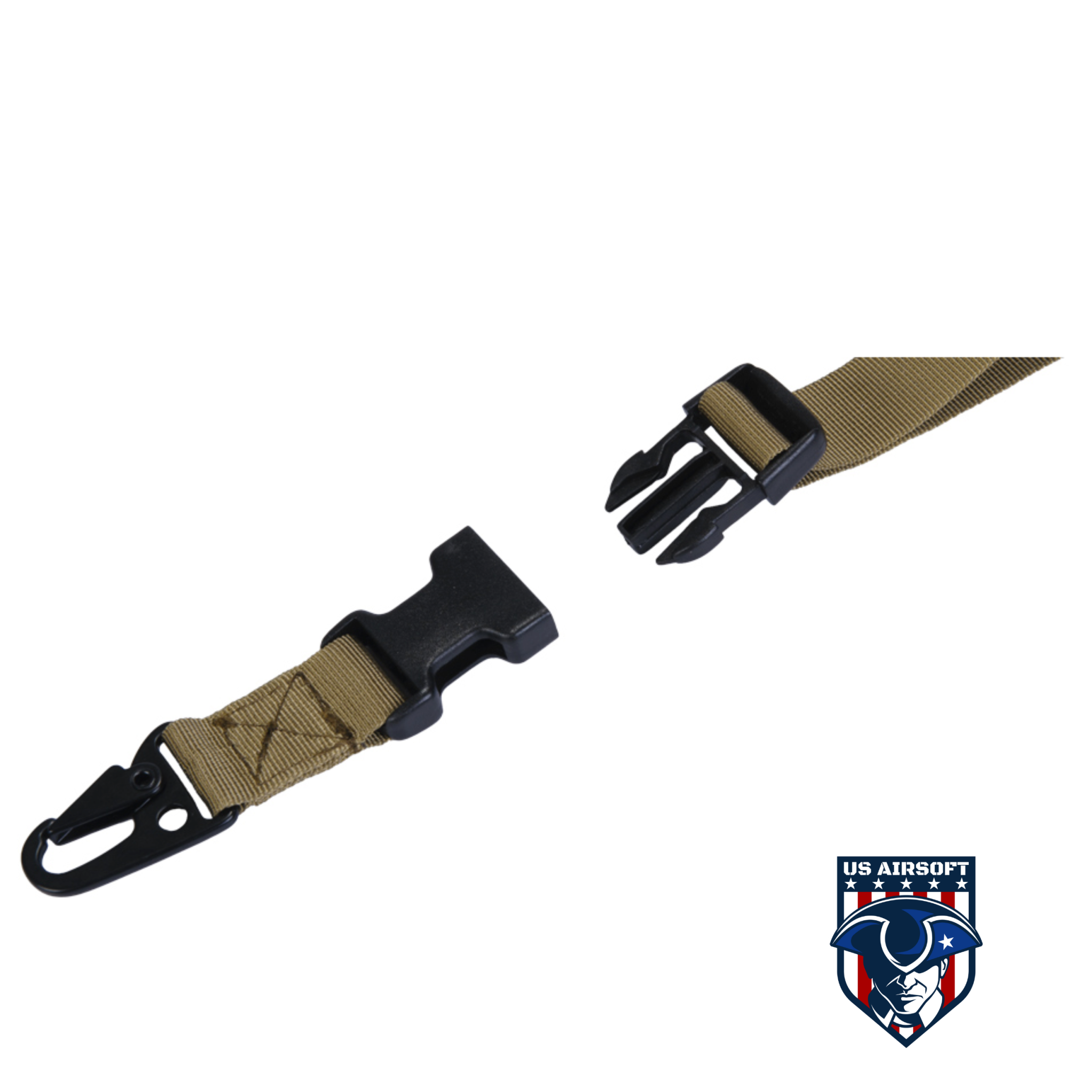 Lancer Tactical 2-POINT PADDED RIFLE SLING (TAN) - US Airsoft, Inc.