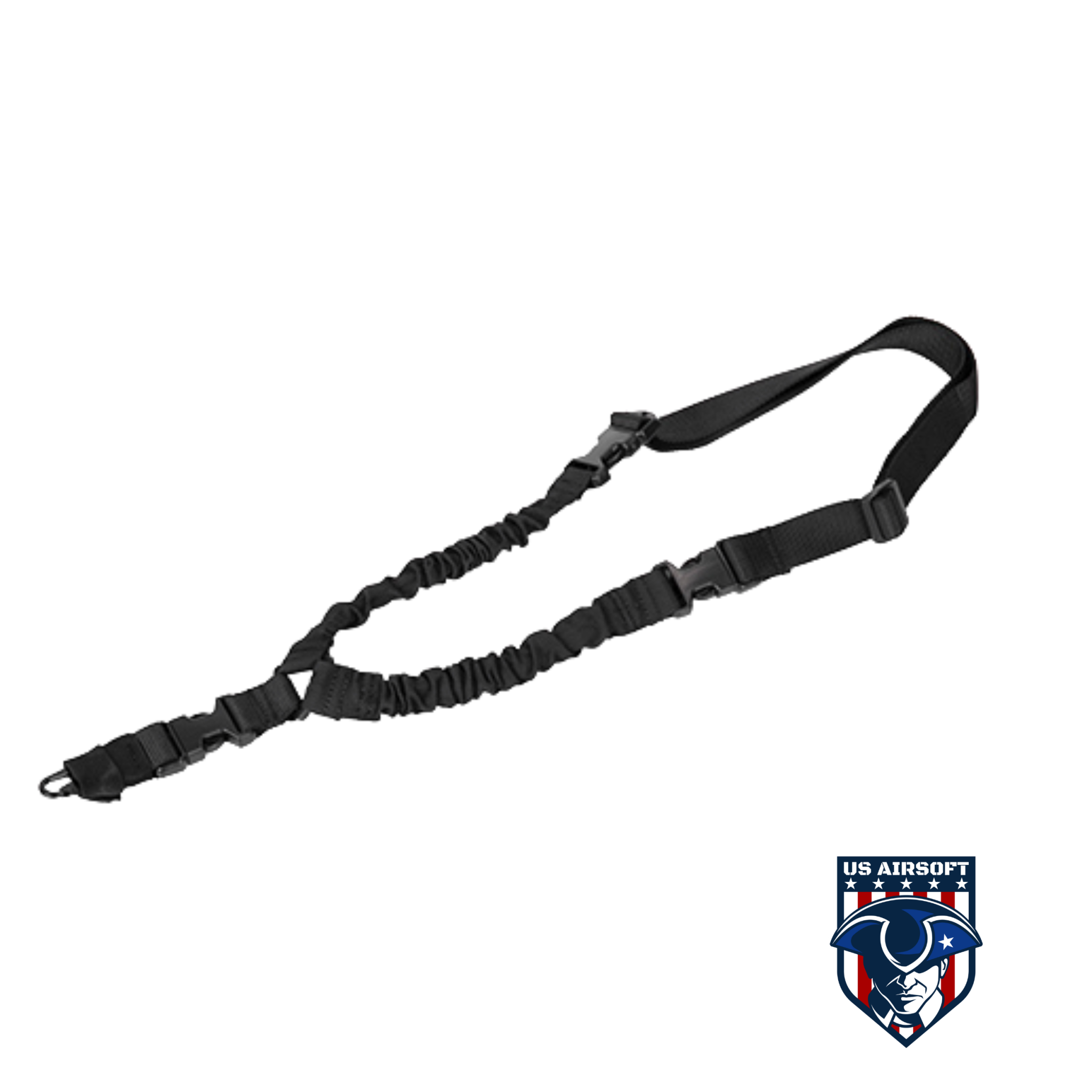 Lancer Tactical TACTICAL SINGLE POINT SLING (BLACK) - US Airsoft, Inc.