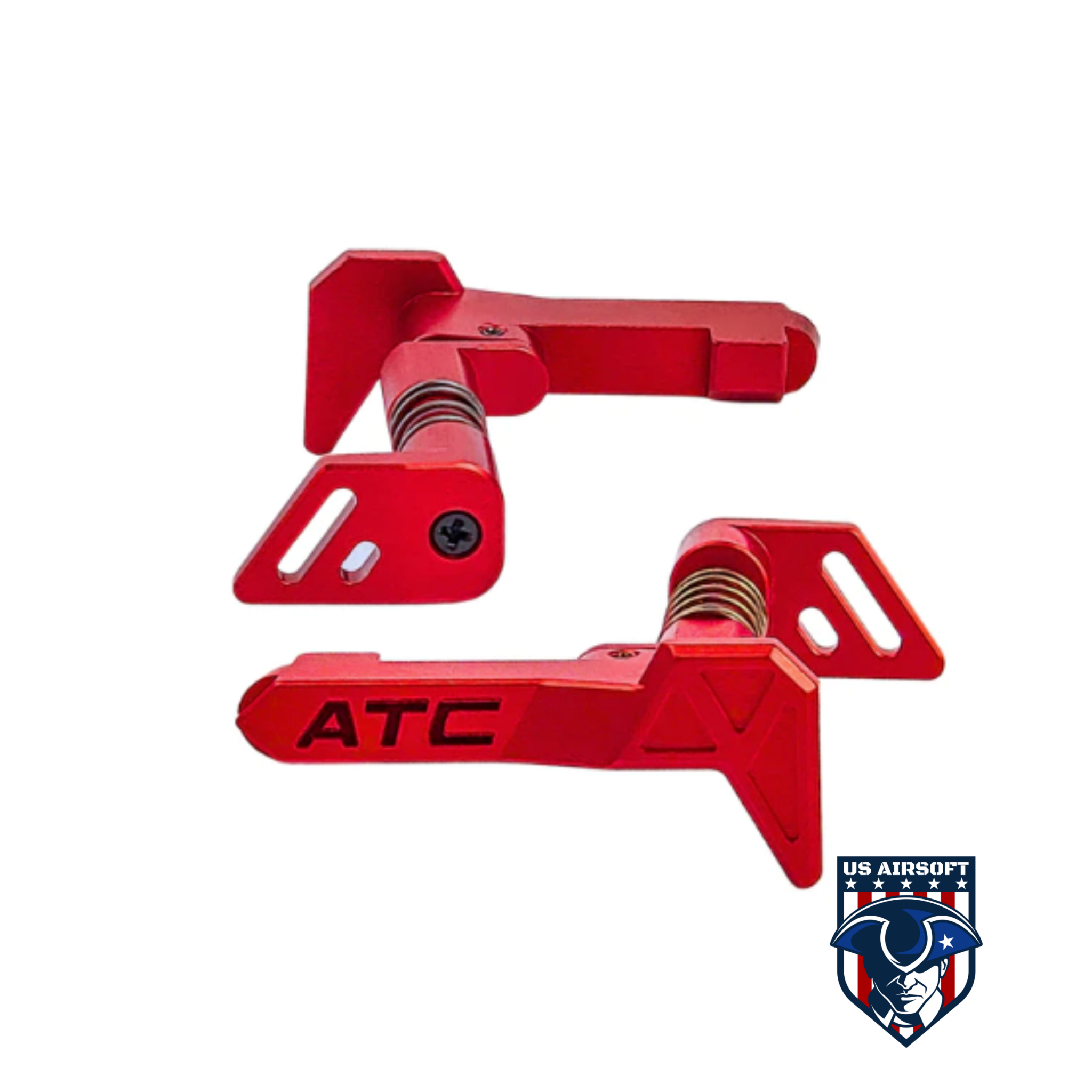 AirTac Customs "Shard" Aluminum M4 Mag Release (Red) - US Airsoft, Inc.