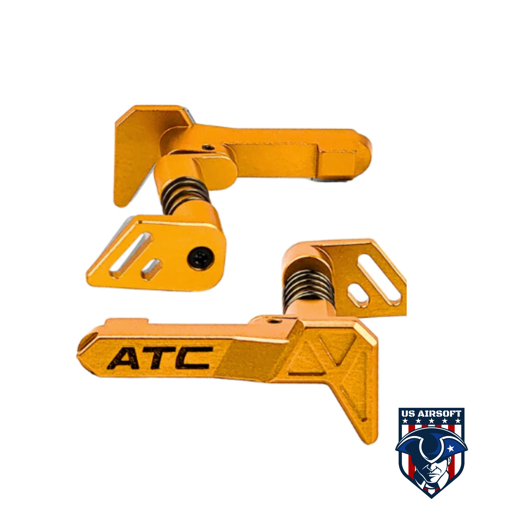 AirTac Customs "Shard" Aluminum M4 Mag Release (Gold) - US Airsoft, Inc.
