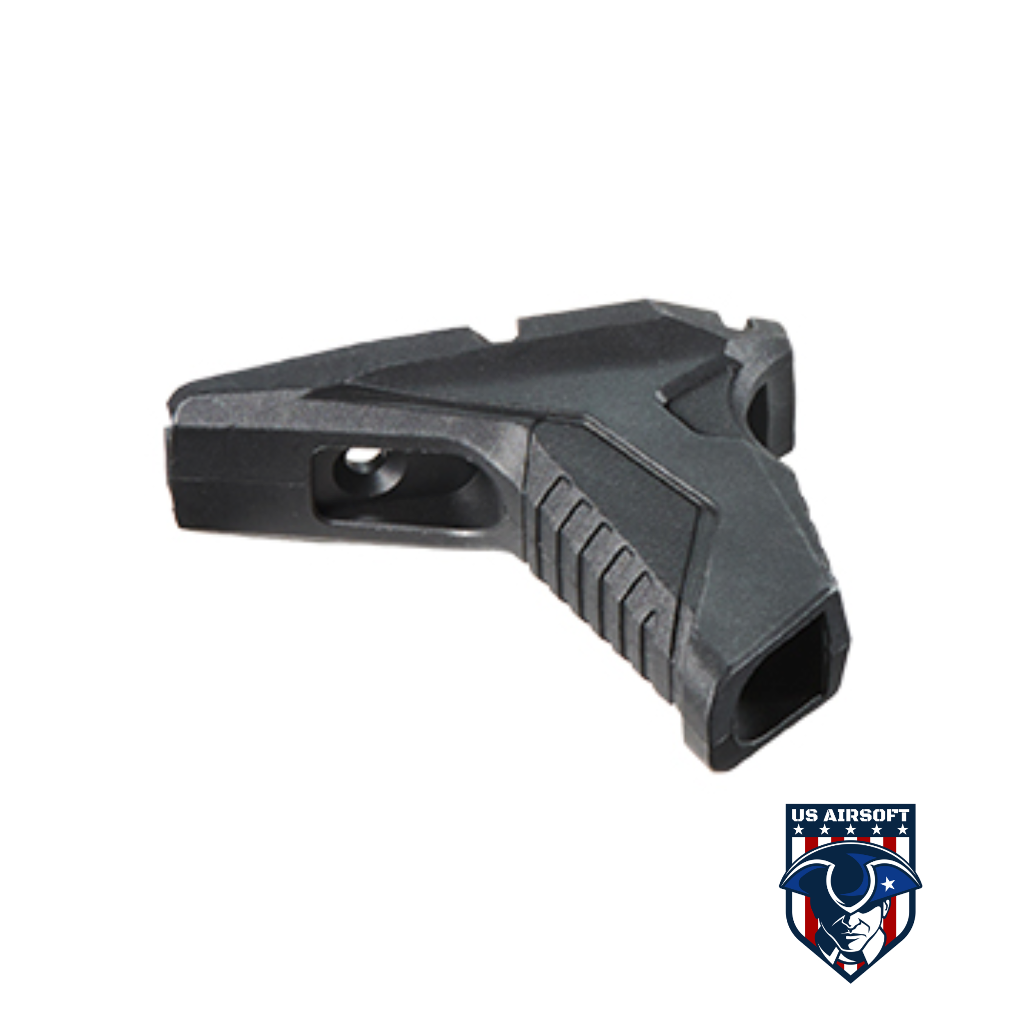 Strike Industries LINK Angled HandStop with Cable Management System - (Black) - US Airsoft, Inc.