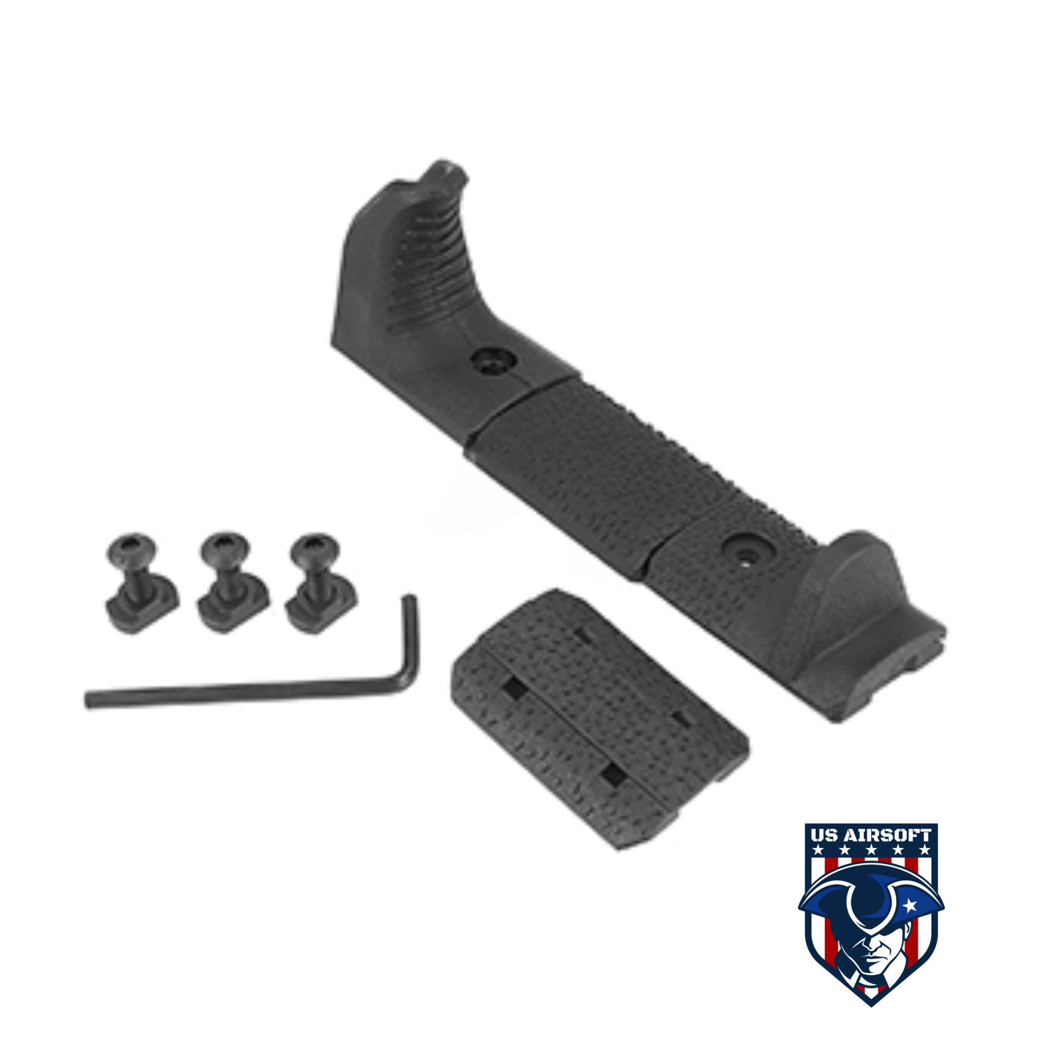 Atlas Custom Works MP Style M-LOK Hand Stop Kit (Black) - US Airsoft, Inc.