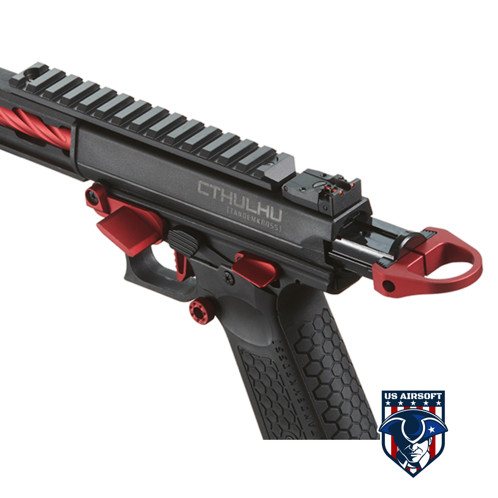 Tandemkross CTHULHU Gas Blow Back Pistol - (Black/Red) - US Airsoft, Inc.