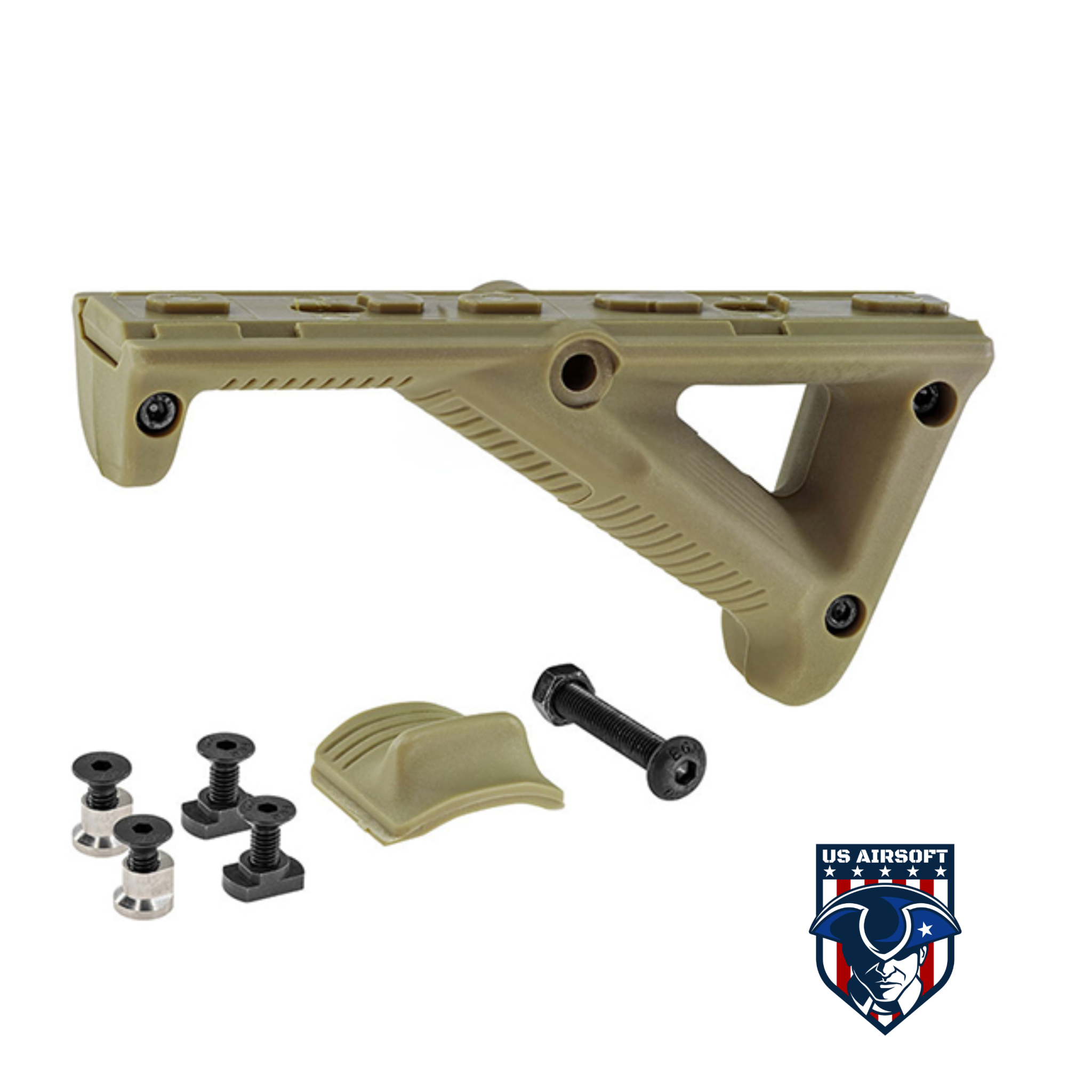 Atlas Custom Works MP Style Angled Foregrip for Picatinny, Keymod, & M ...