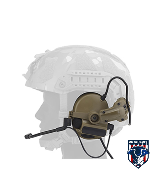 Tactical High Cut Airsoft Helmet Sandblasted Version - (OD Green) - US ...