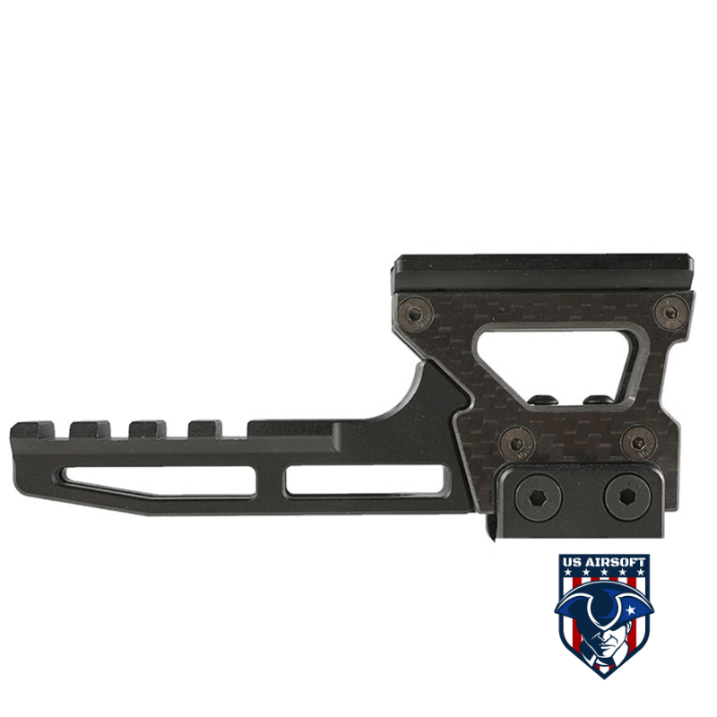 Atlas Custom Works Modular Optics Mount (Color: Black) - US Airsoft, Inc.