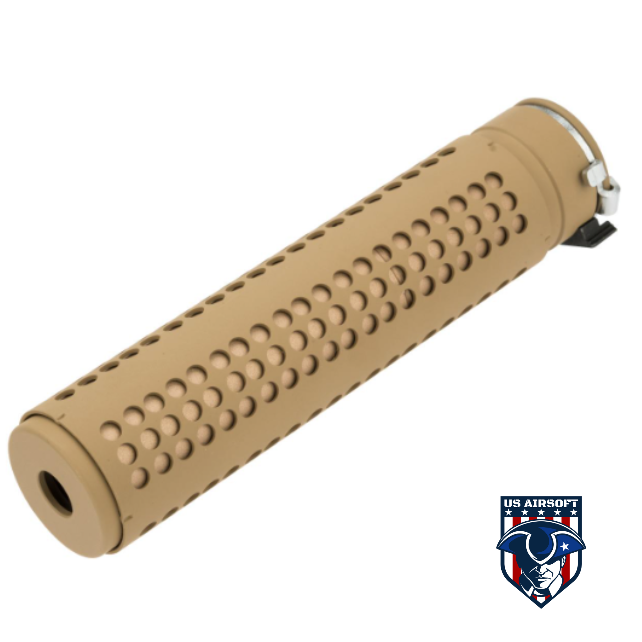 QD Mock Silencer for 14mm Negative Airsoft AEG Rifles (Color: Tan) - US ...