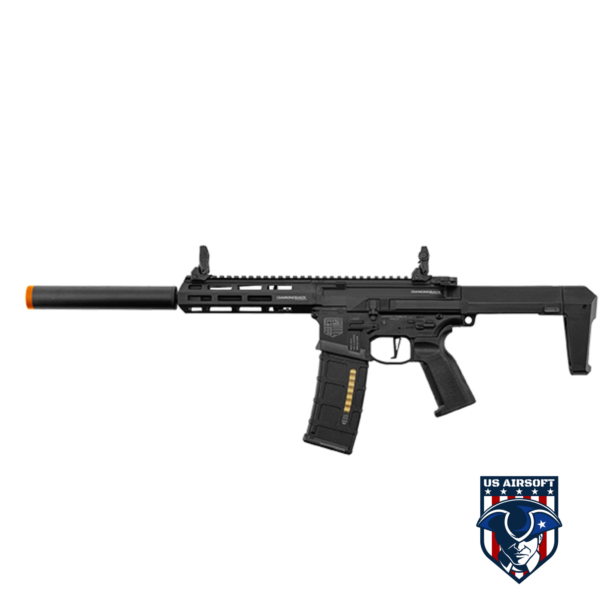 Bo Manufacturer Diamondback Licensed DB15 AP306 7" Airsoft AEG Rifle ...