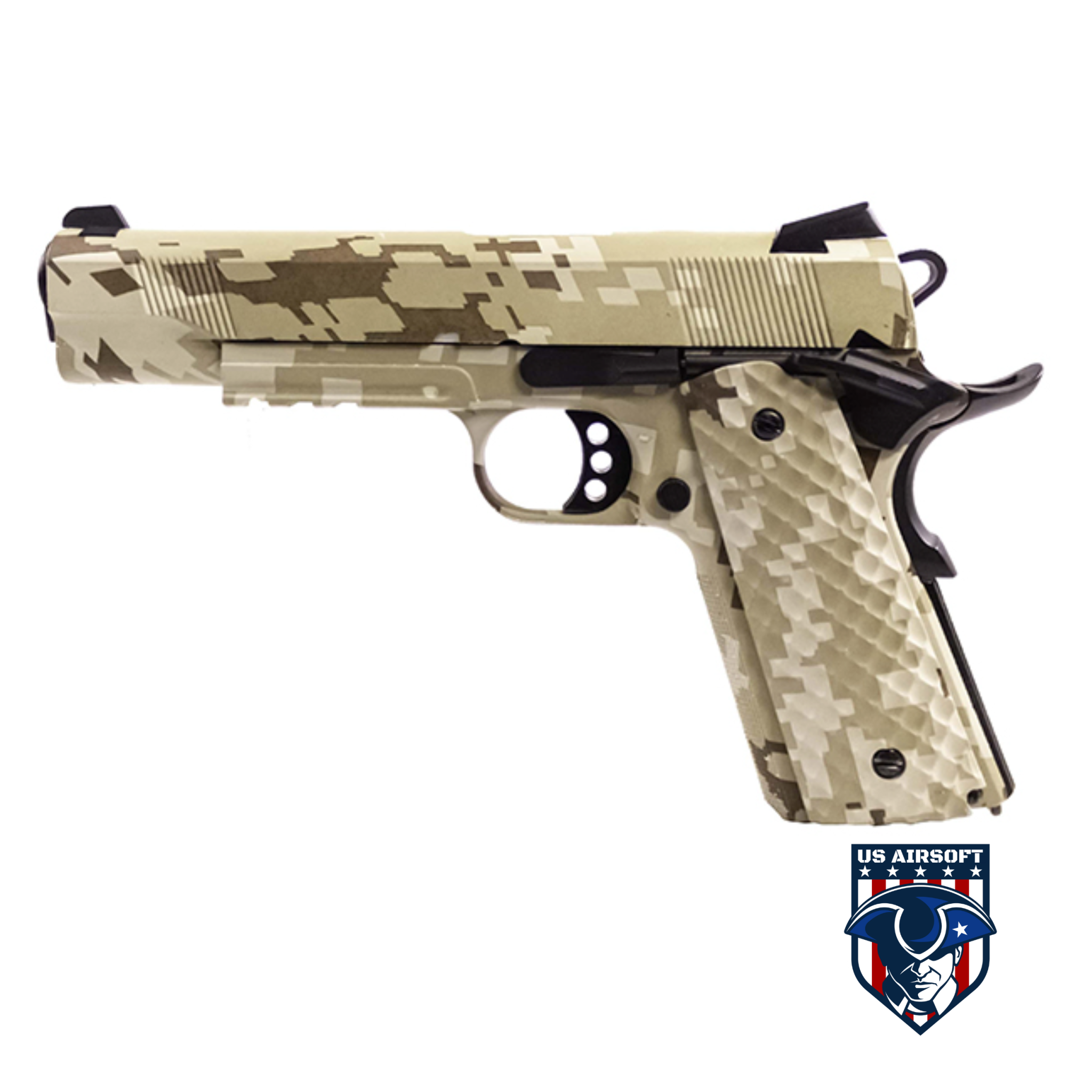Raven Airsoft Raven Airsoft MEU Gas Blowback Pistol - Digi Desert - US ...