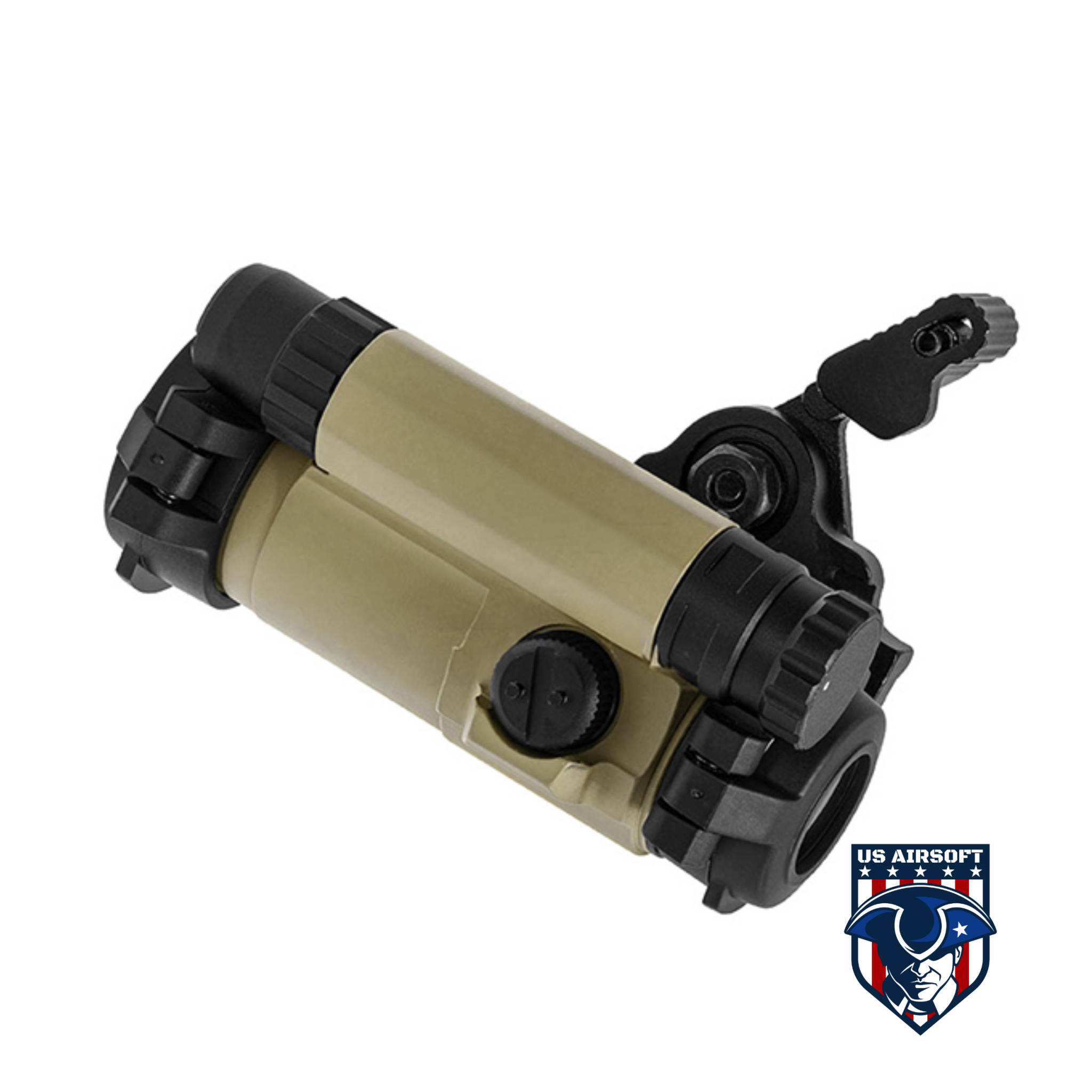 Atlas Custom Works M5 Red Dot with Riser Mount - (Tan) - US Airsoft, Inc.