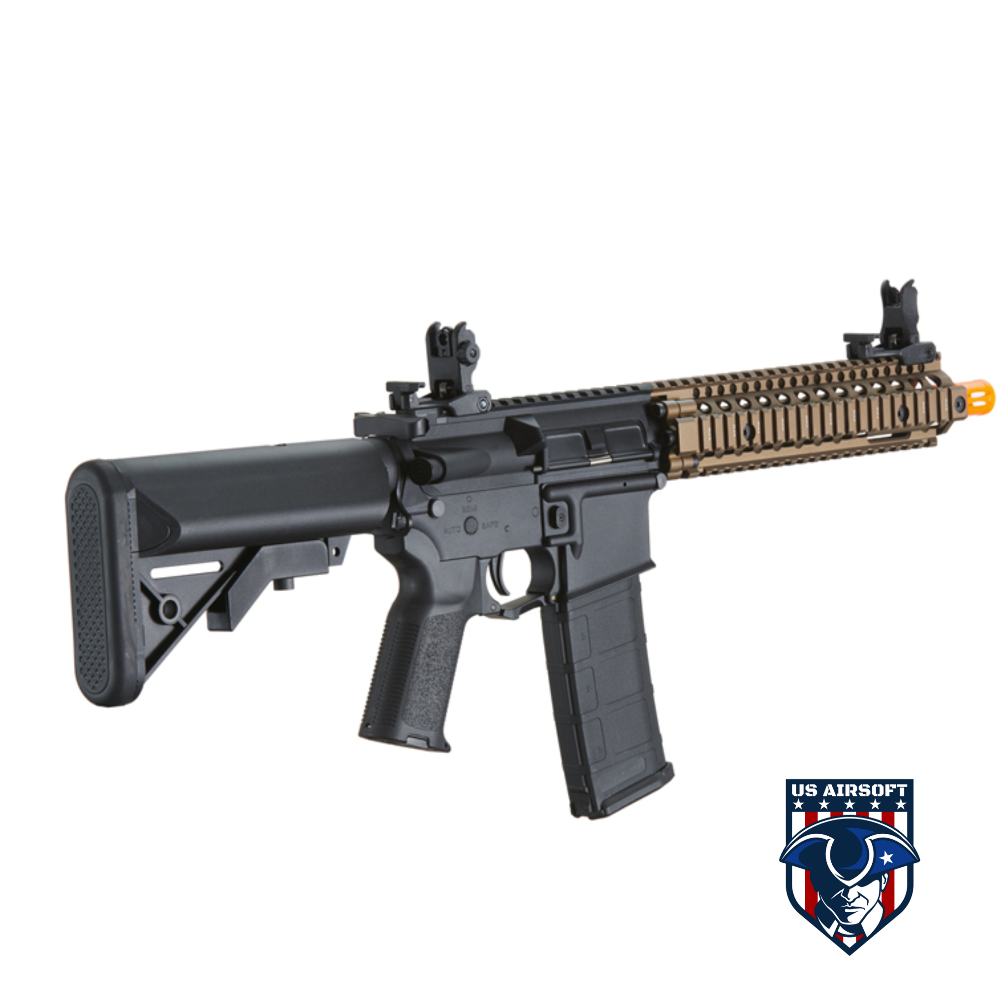 Lancer Tactical Gen 2 Raider M4 Airsoft AEG Rifle (Color: Black & Tan ...