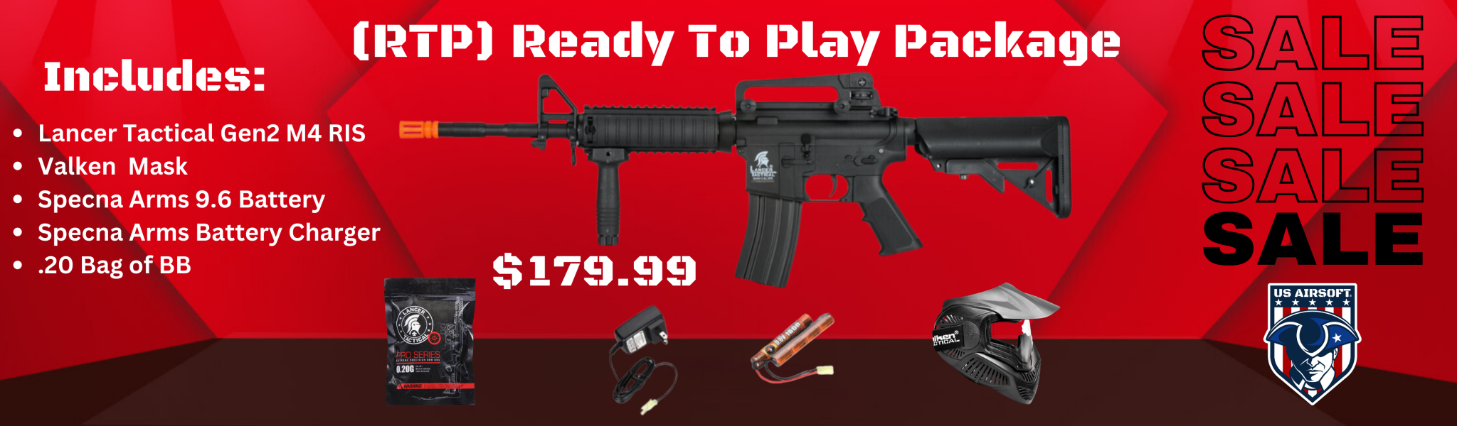 (RTP) Ready To Play Package - US Airsoft, Inc.
