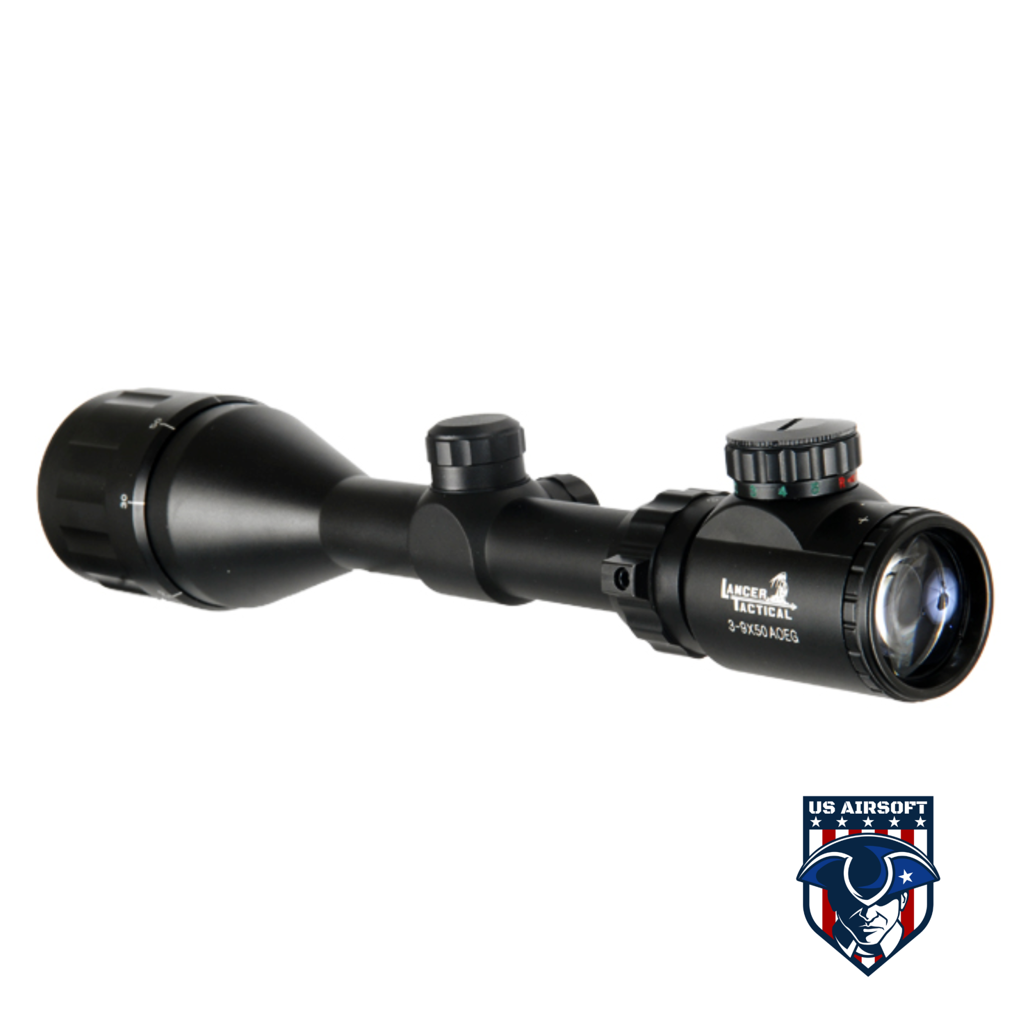 Lancer Tactical CA-416B Red & Green Dual Illuminated AO Scope - US ...