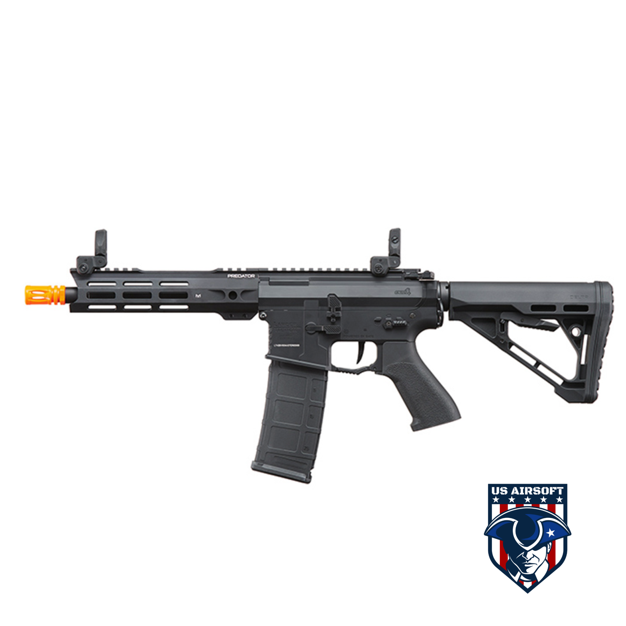 Lancer Tactical Gen 4 Predator 8" CQB AEG w/ Aster II Bluetooth ETU ...
