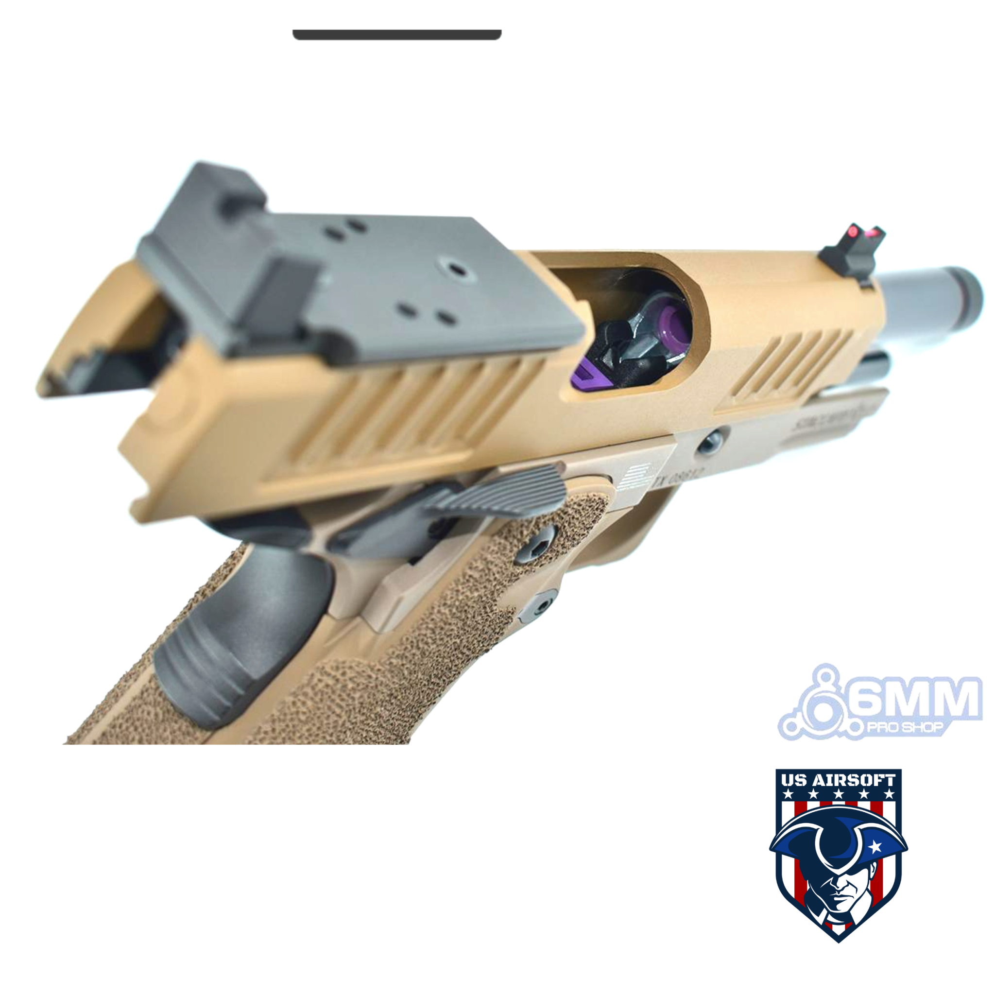 6mmProShop Staccato Licensed C2 Compact 2011 Gas Blowback T8 Airsoft ...