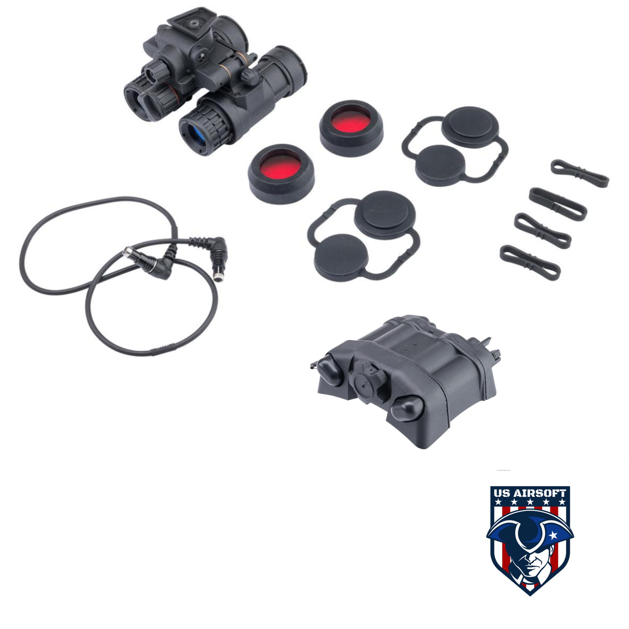 Emerson Gear PVS 31 Dummy NVG Set w/ Integral Light - US Airsoft, Inc.