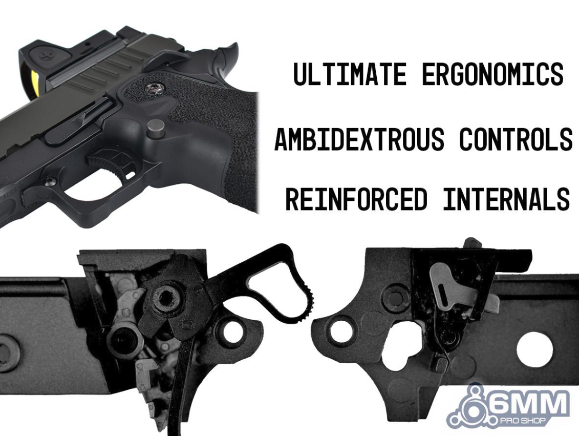 6mmProShop Staccato Licensed C2 COMP SOC 2011 Gas Blowback T8 Airsoft ...