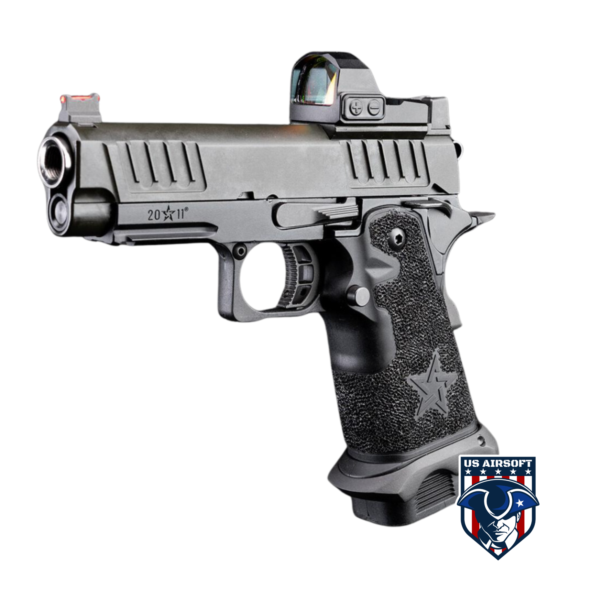 6mmProShop Staccato Licensed C2 Compact 2011 Gas Blowback T8 Airsoft ...