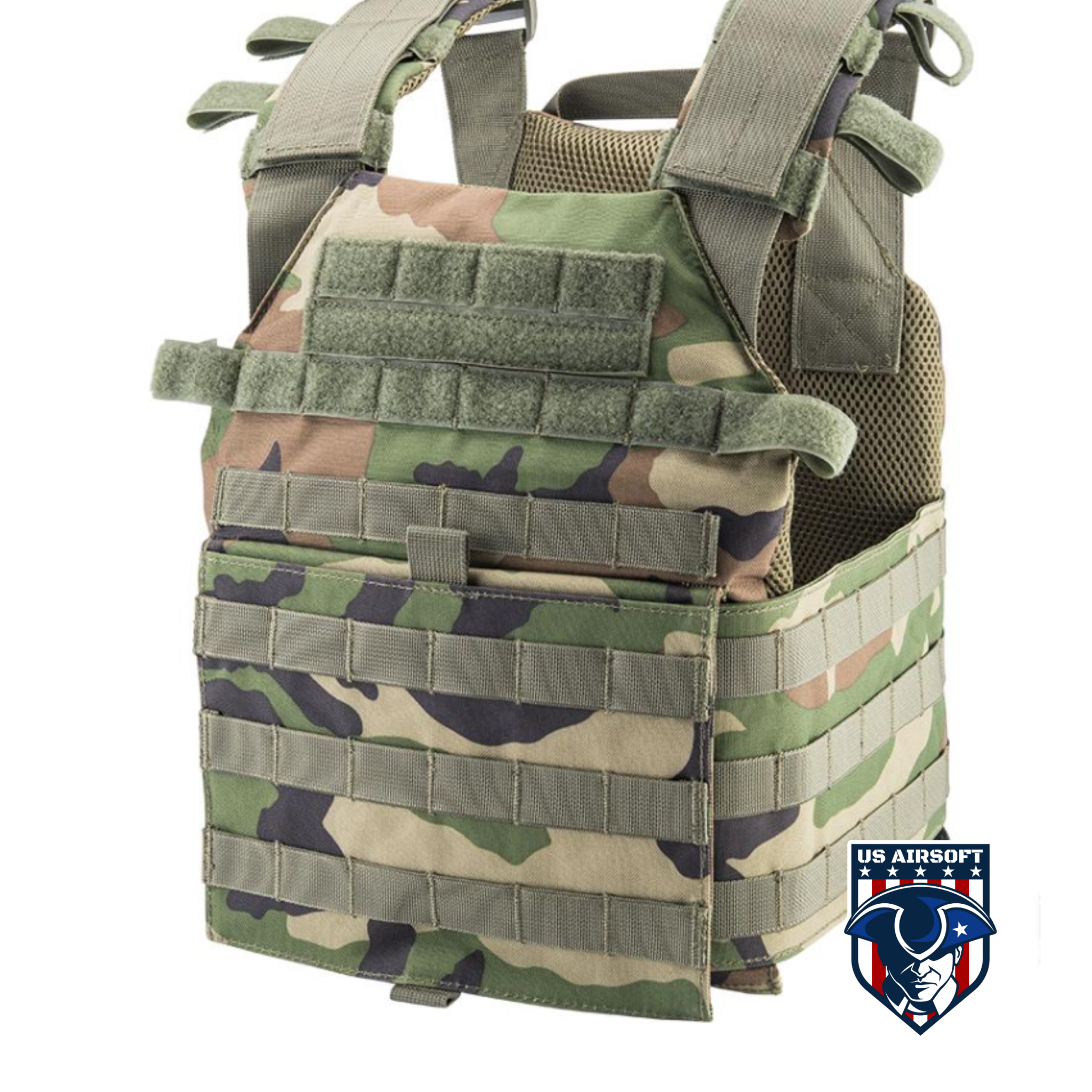 Matrix Assault Recon Plate Carrier (Color: M81 Woodland) - US Airsoft, Inc.
