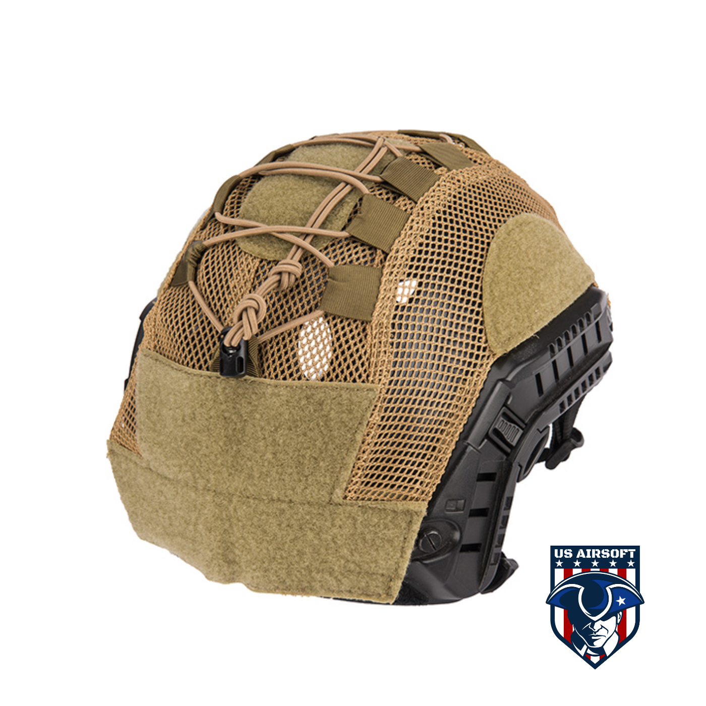 Lancer Tactical BUMP Helmet Cover [Medium] (TAN) - US Airsoft, Inc.