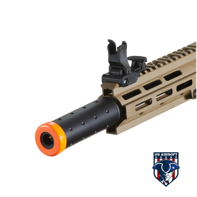 Lancer Tactical Blazer 7" M-LOK Proline Series M4 Airsoft Rifle with ...