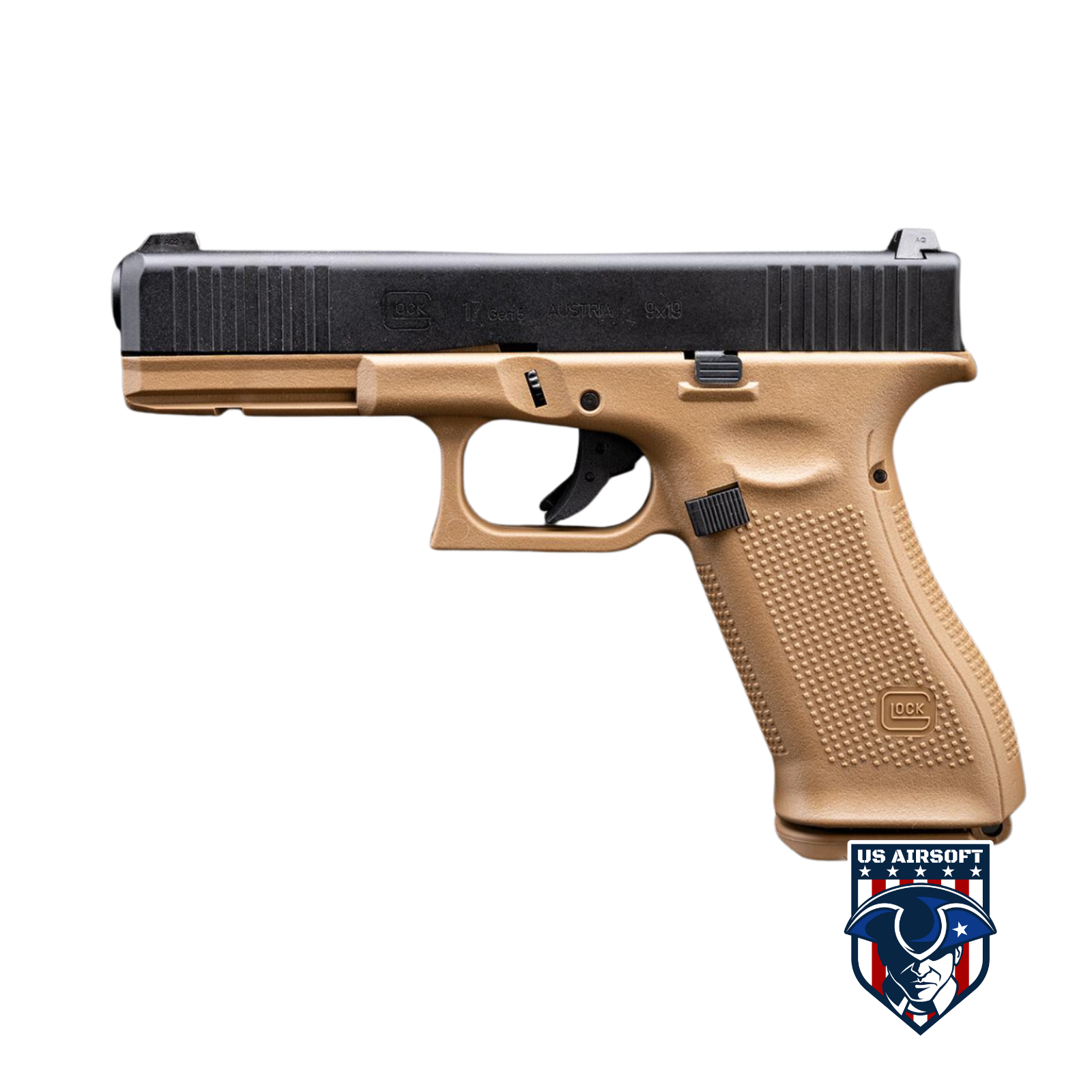 Elite Force Fully Licensed GLOCK 17 Gen.5 Gas Blowback Airsoft Pistol ...
