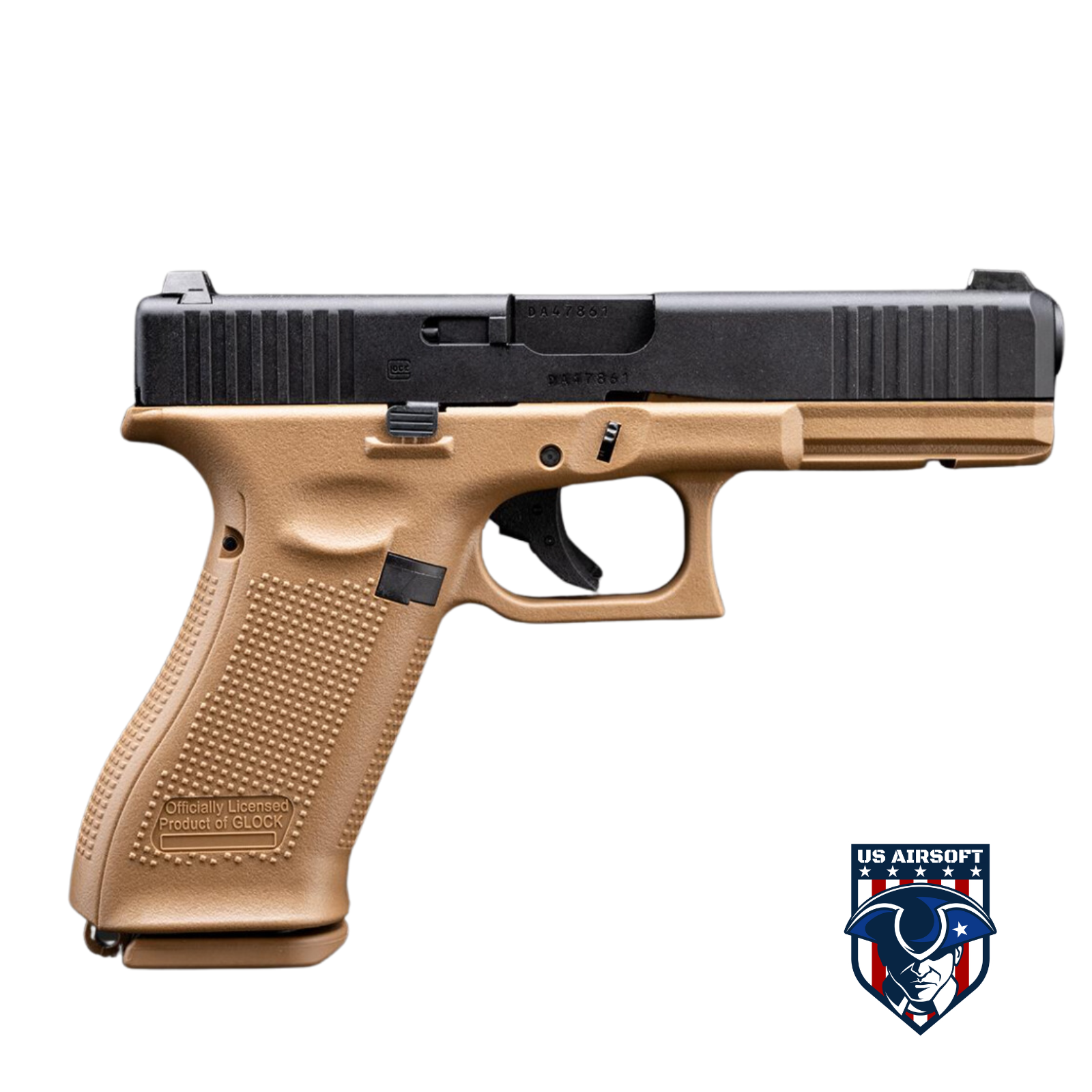 Elite Force Fully Licensed GLOCK 17 Gen.5 Gas Blowback Airsoft Pistol ...