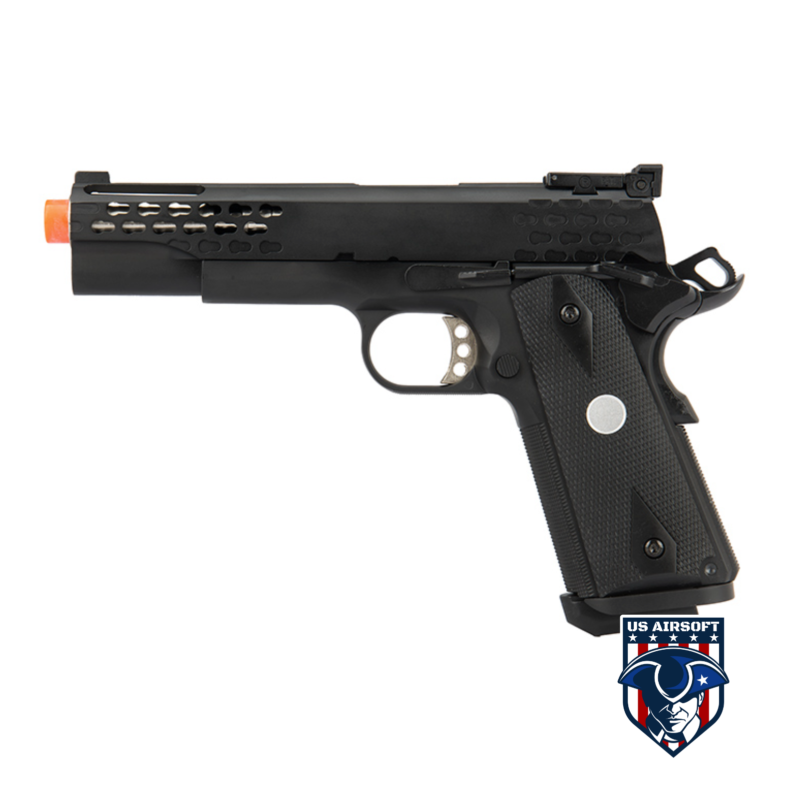 Army Armament Full Metal R30 1911 Gas Blowback Airsoft Pistol (BLACK ...
