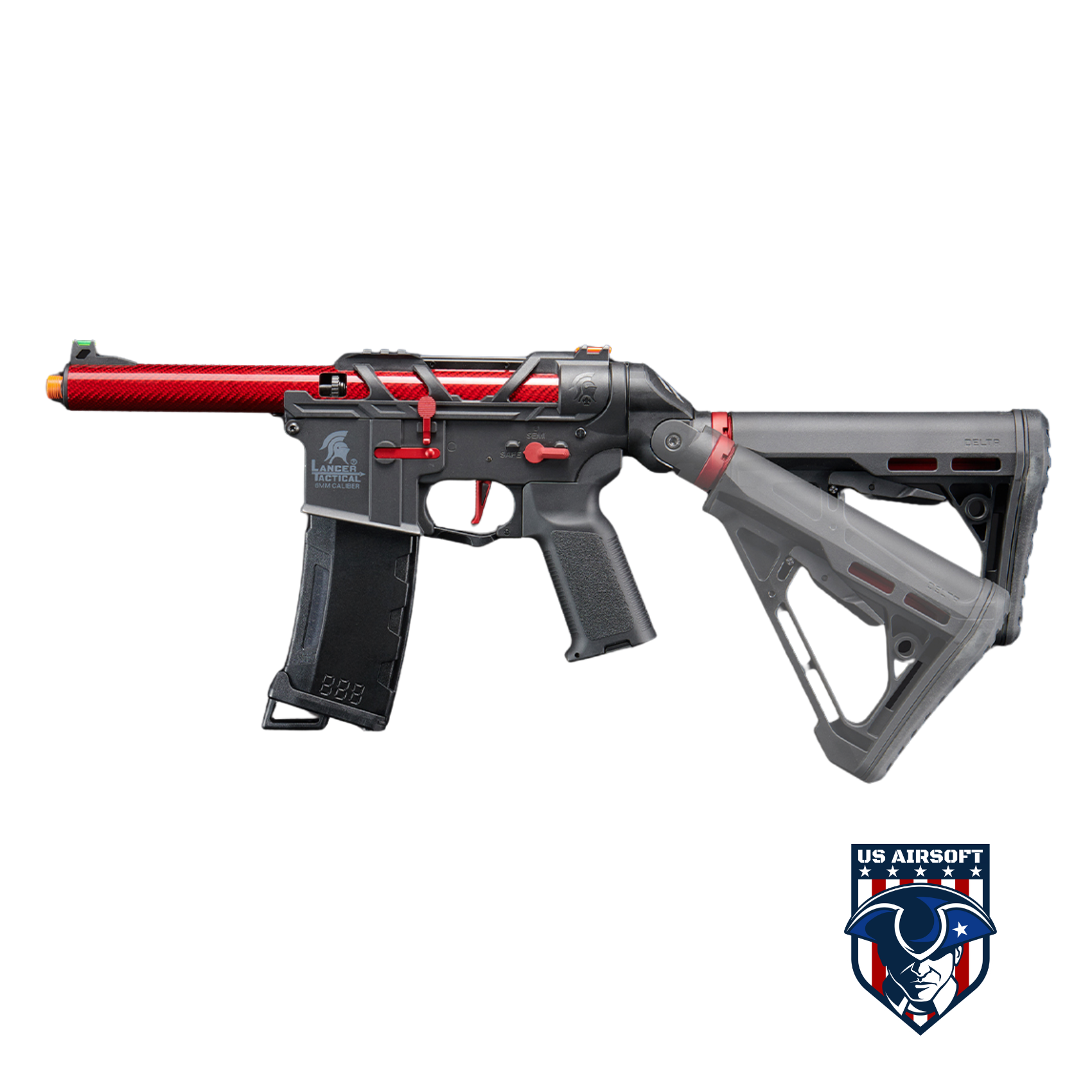 Lancer Tactical AirTac Customs Gen 3 - (Red) - US Airsoft, Inc.
