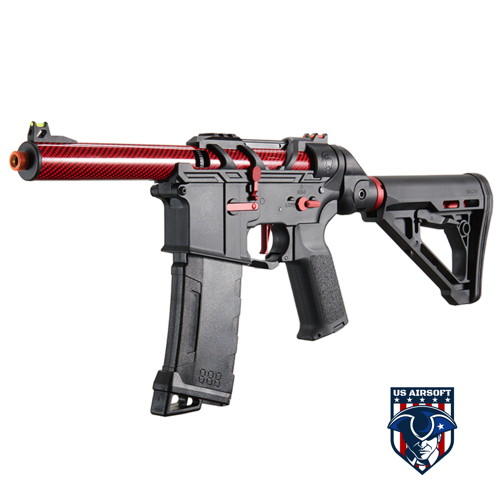 Lancer Tactical AirTac Customs Gen 3 - (Red) - US Airsoft, Inc.