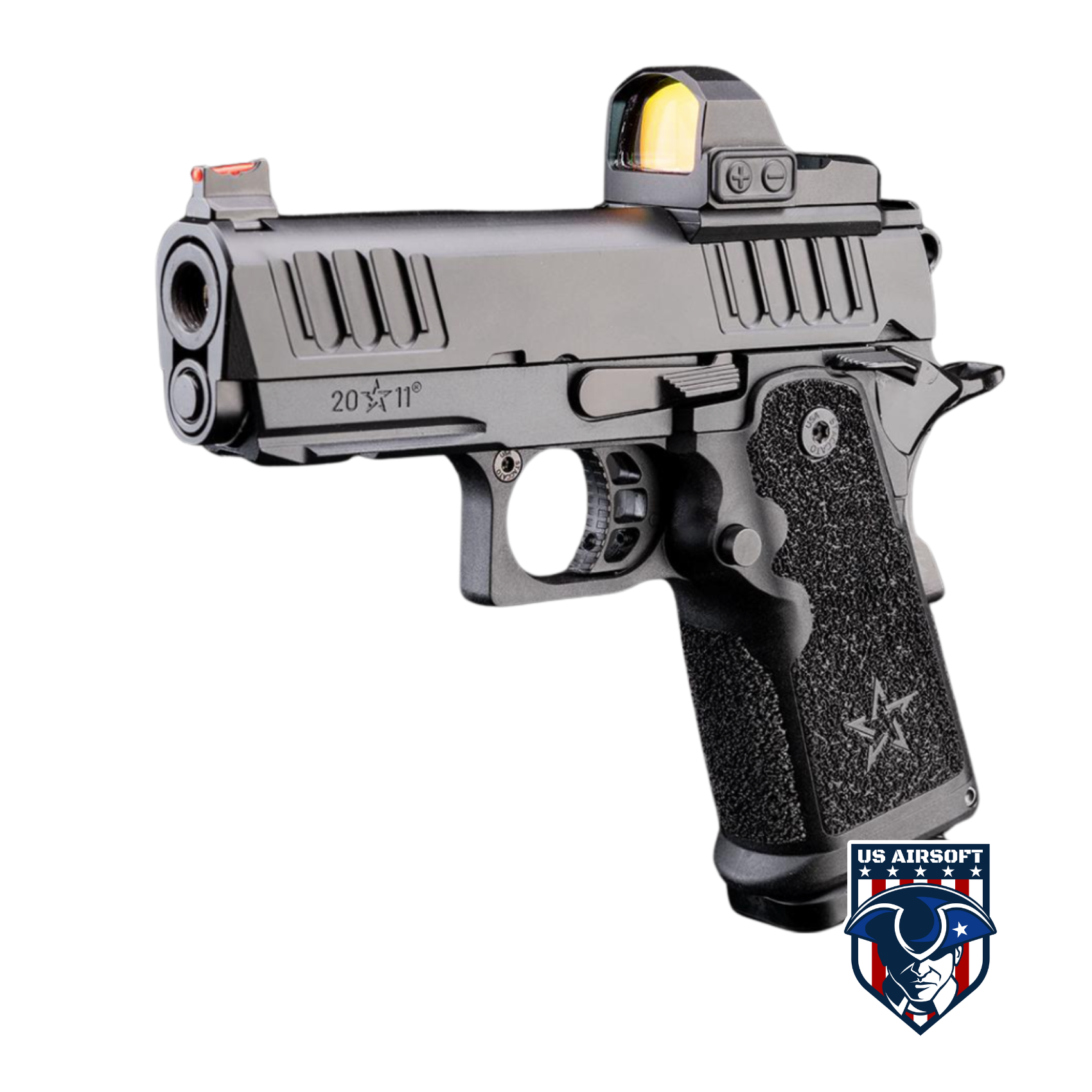 EMG Helios Staccato Licensed CS Compact 2011 Gas Blowback Airsoft ...