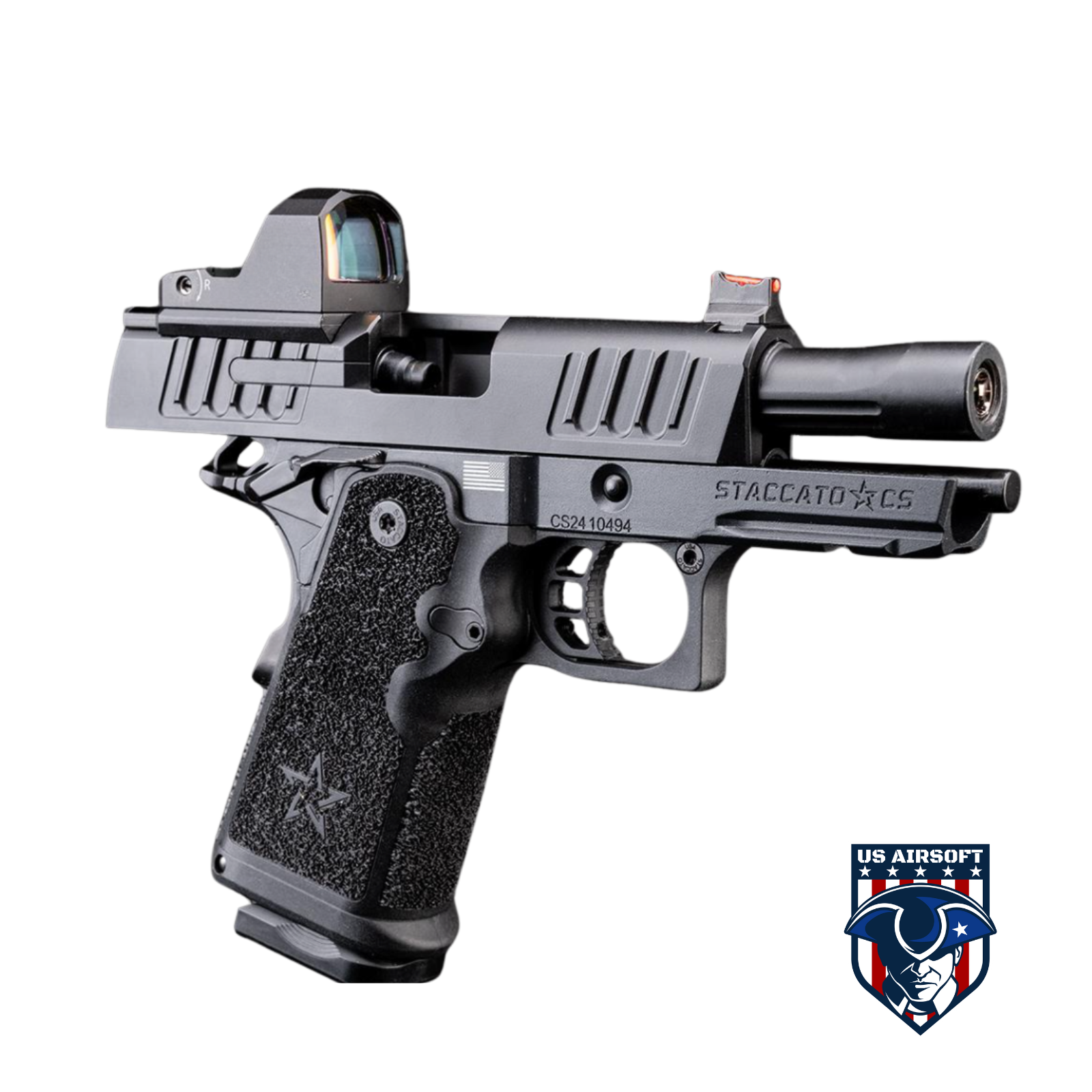 EMG Helios Staccato Licensed CS Compact 2011 Gas Blowback Airsoft ...