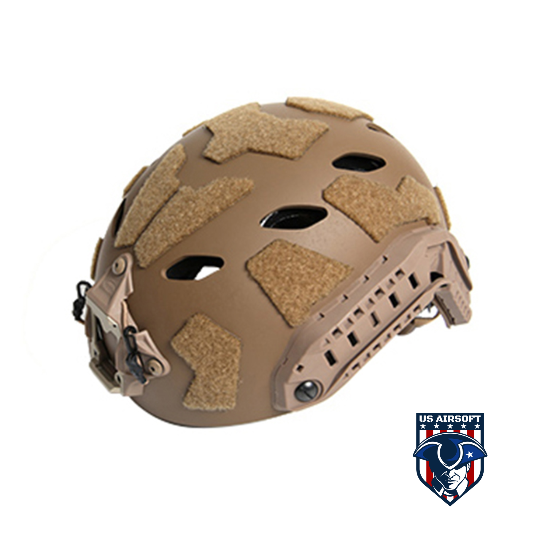FMA Fast SF Right Angle Vent Helmet - (Dark Earth/L) - US Airsoft, Inc.