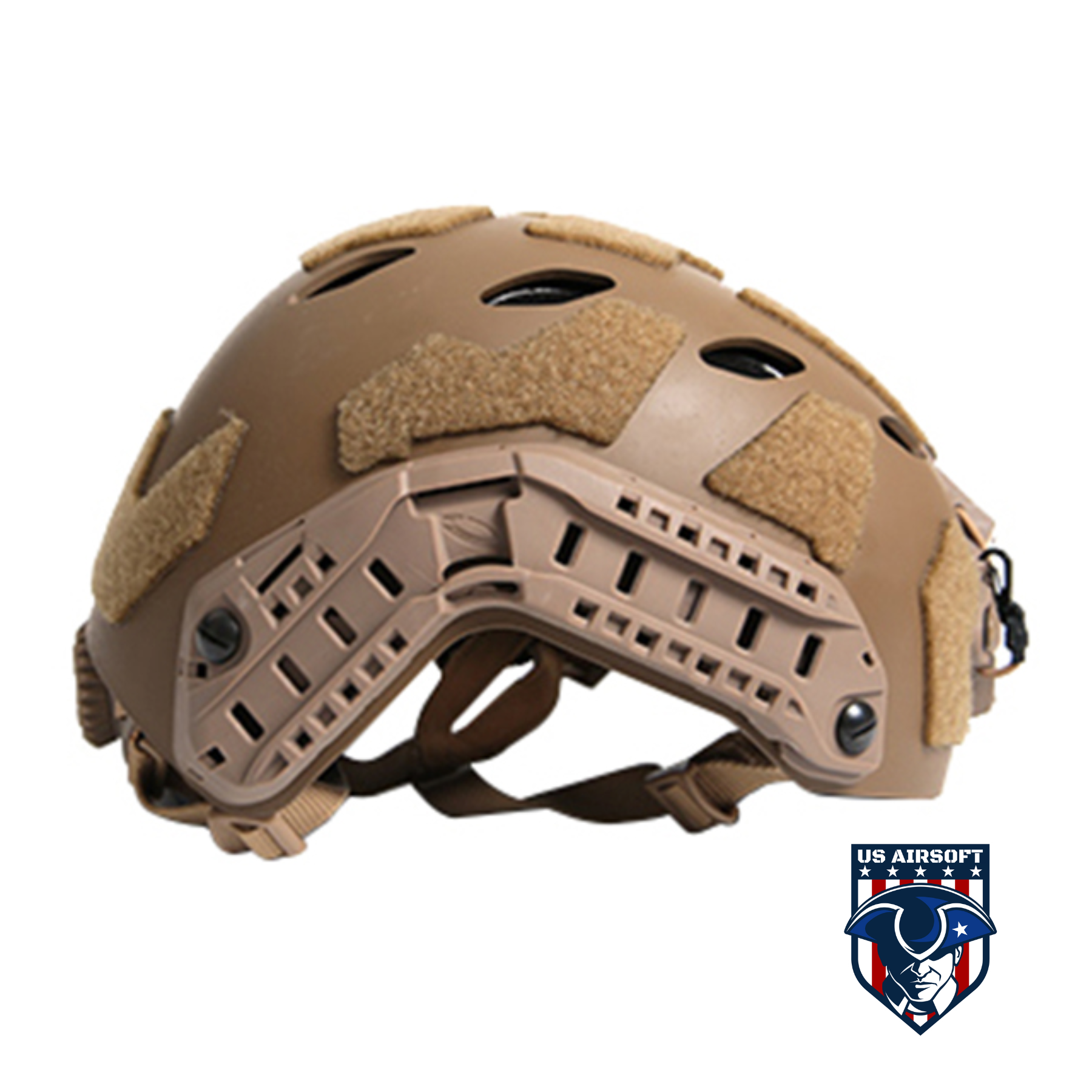 FMA Fast SF Right Angle Vent Helmet - (Dark Earth/L) - US Airsoft, Inc.