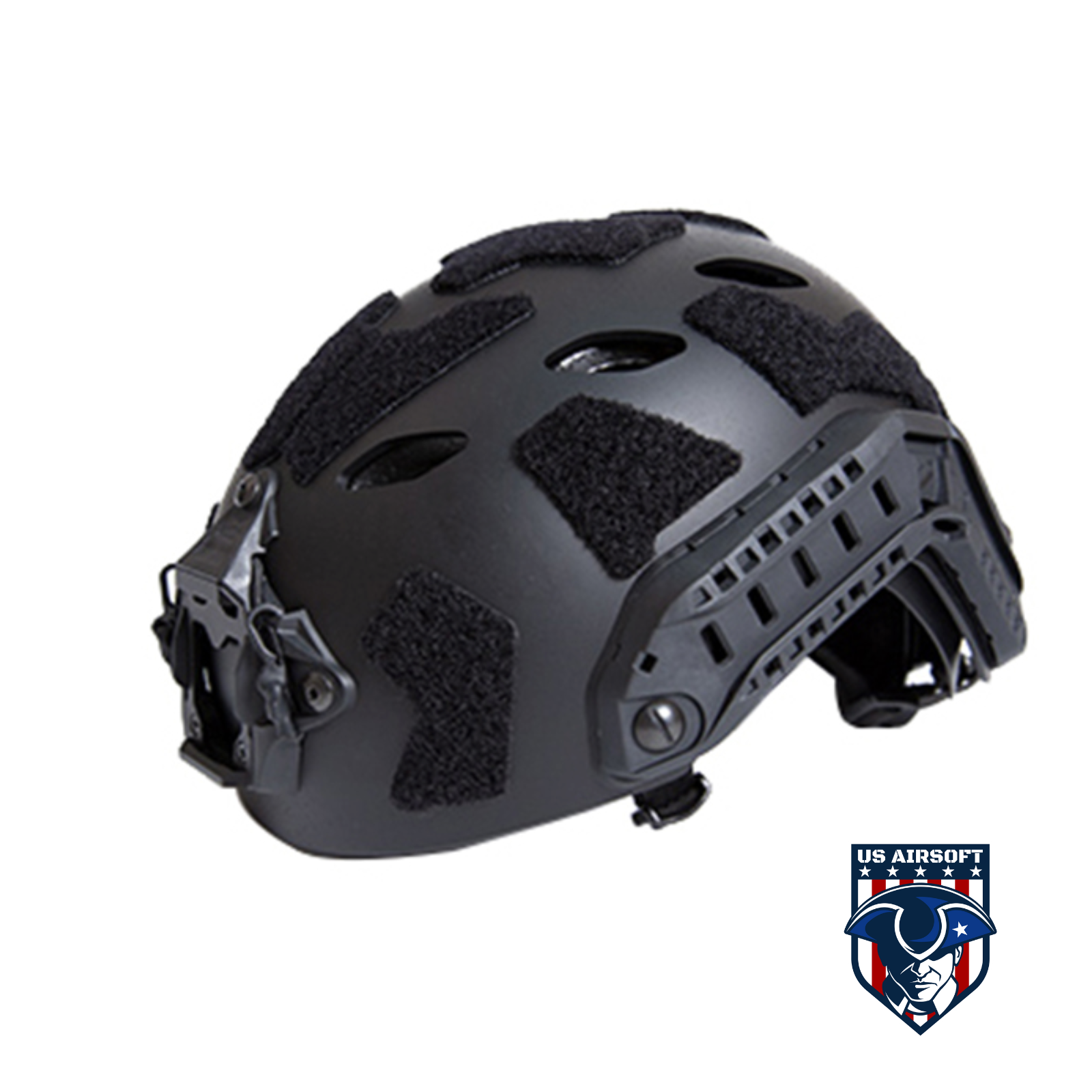 FMA Fast SF Right Angle Vent Helmet - (Black/L) - US Airsoft, Inc.