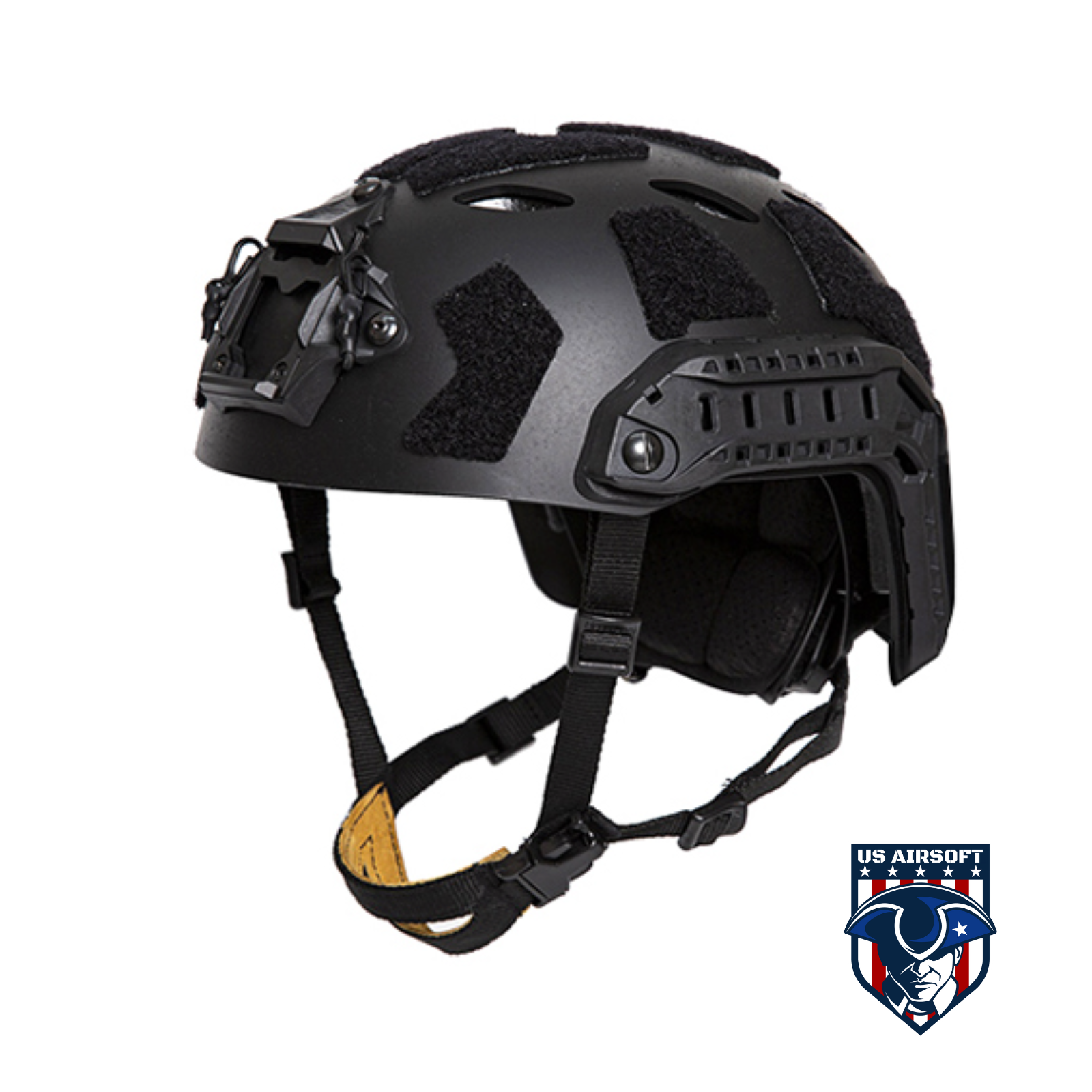 FMA Fast SF Right Angle Vent Helmet - (Black/L) - US Airsoft, Inc.