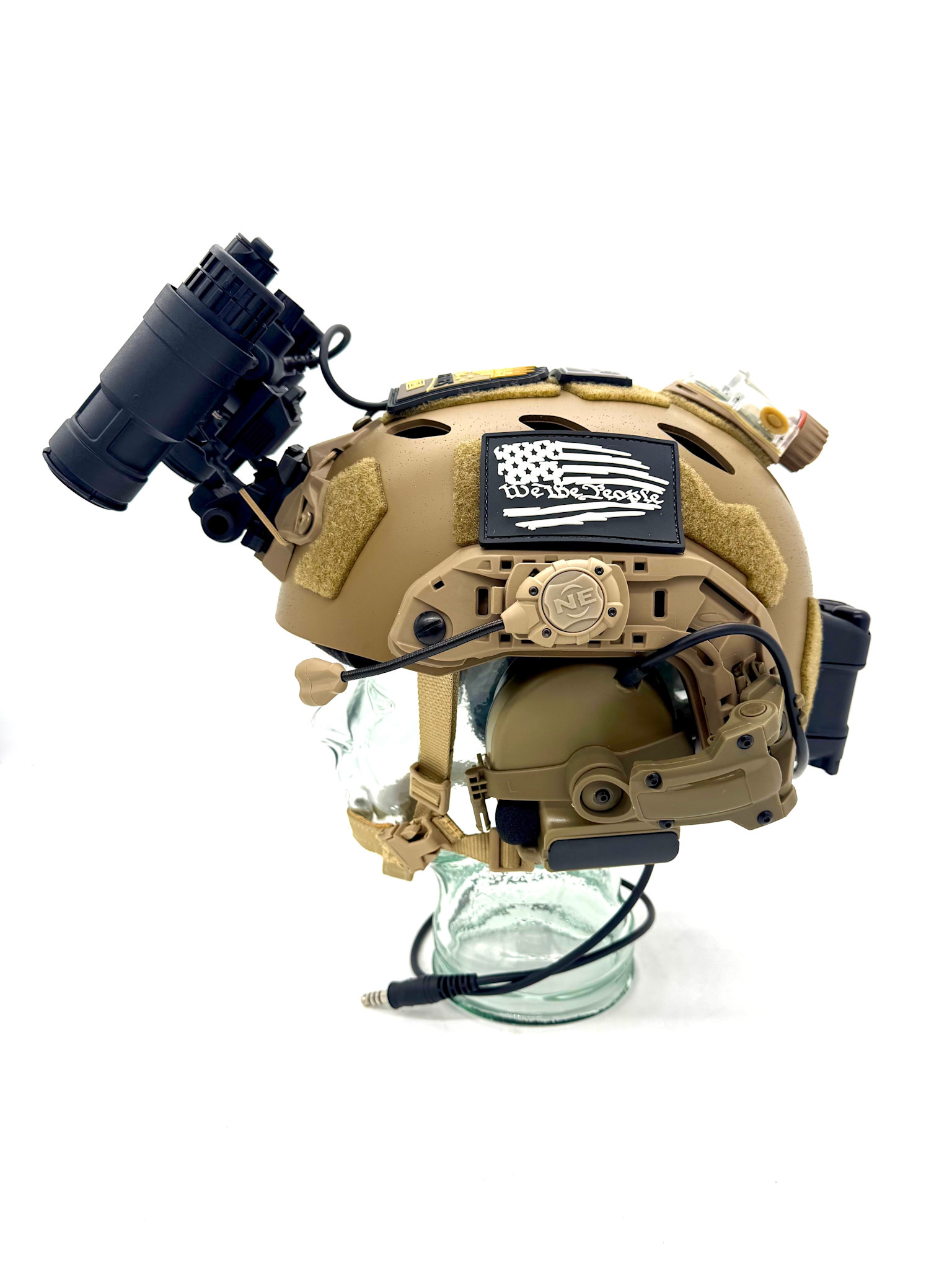 Complete Helmet Build (Tan) - US Airsoft, Inc.