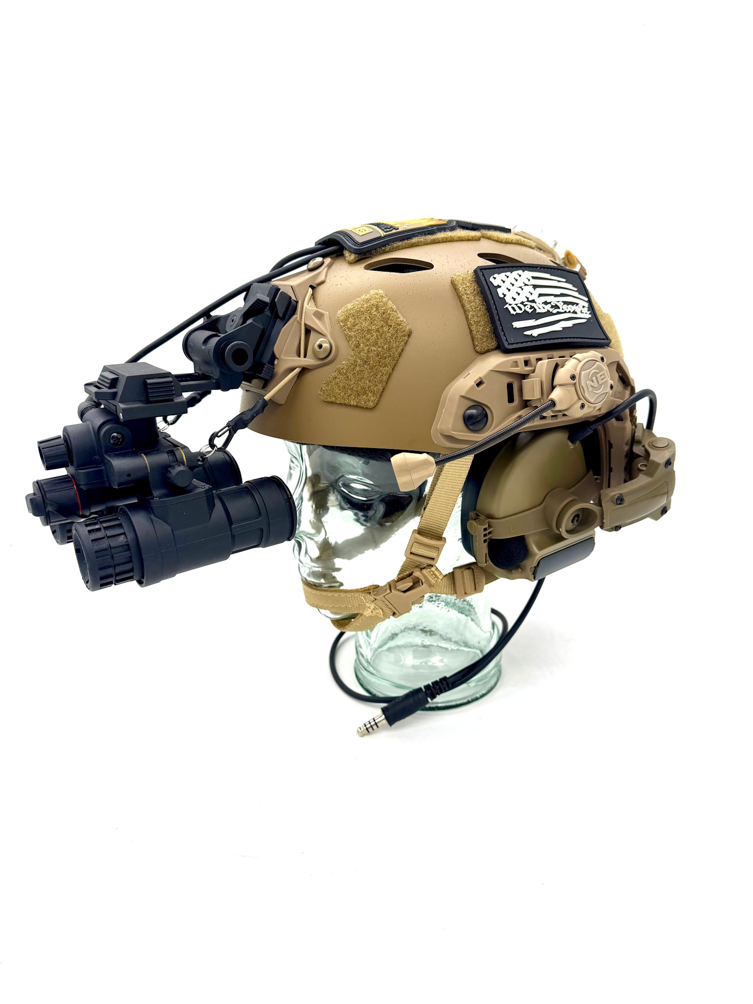 Complete Helmet Build (Tan) - US Airsoft, Inc.