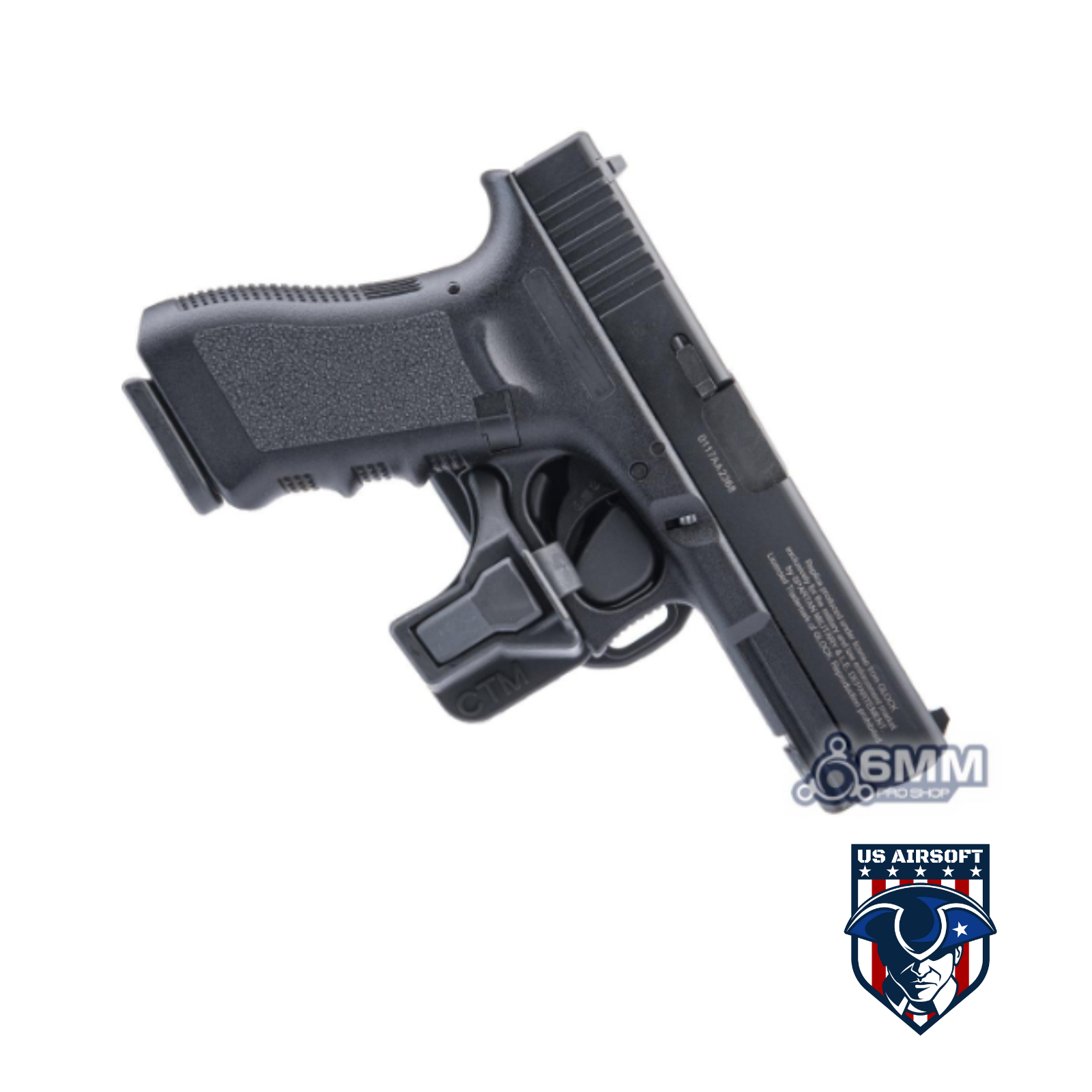 6mmProShop CTM Speed Draw Holster for Elite Force GLOCK Gas Airsoft ...