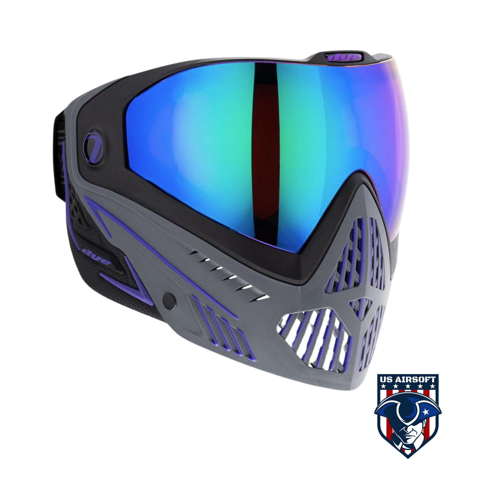 Dye i5 Pro Airsoft Full Face Mask (Style: Barney) - US Airsoft, Inc.