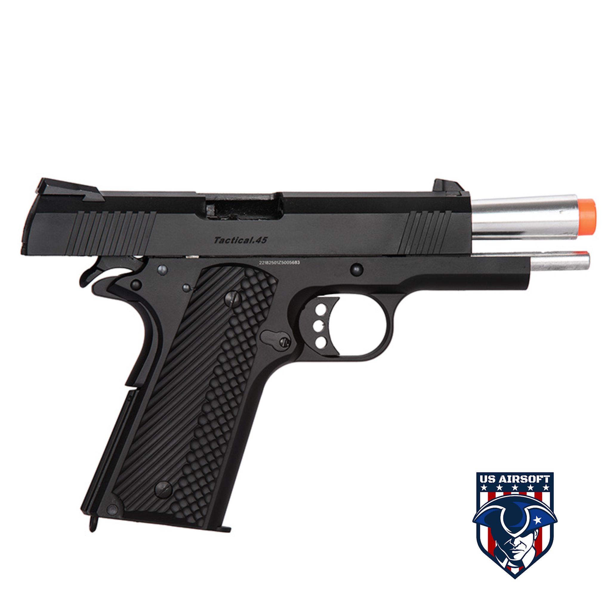 Golden Eagle IMF 3330 OTS Tactical .45 HiCapa Semi-Auto GBB Metal ...