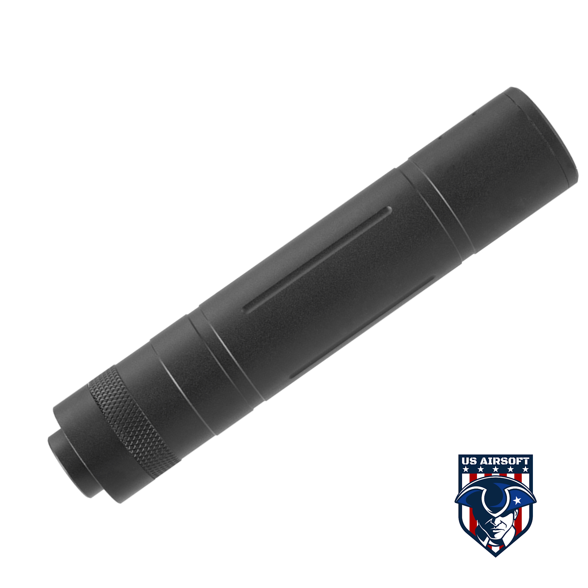 LANCER TACTICAL 155MM ALUMINUM SLOT-CUT MOCK SUPPRESSOR (BLACK) - US ...