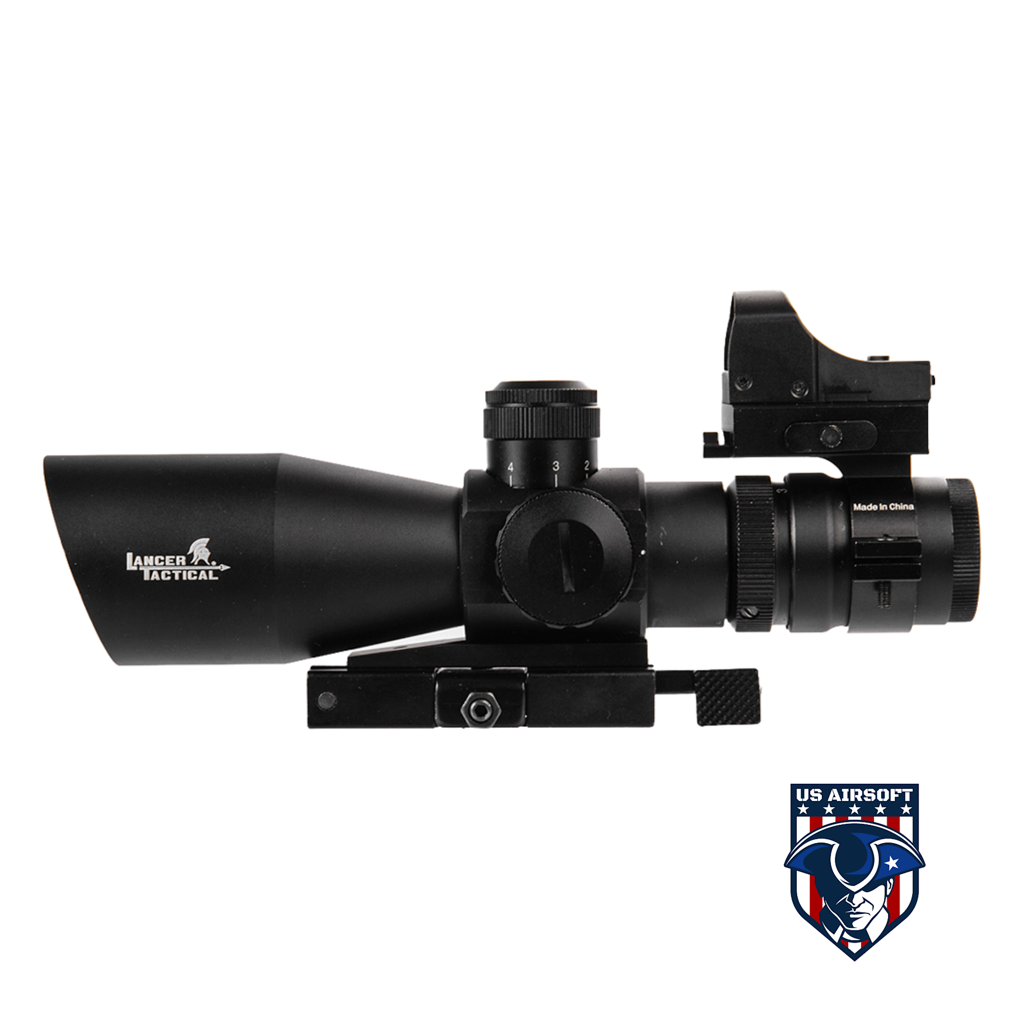 Lancer Tactical 3-9X42 RED & GREEN ILLUMINATED LONG RANGE SCOPE W ...