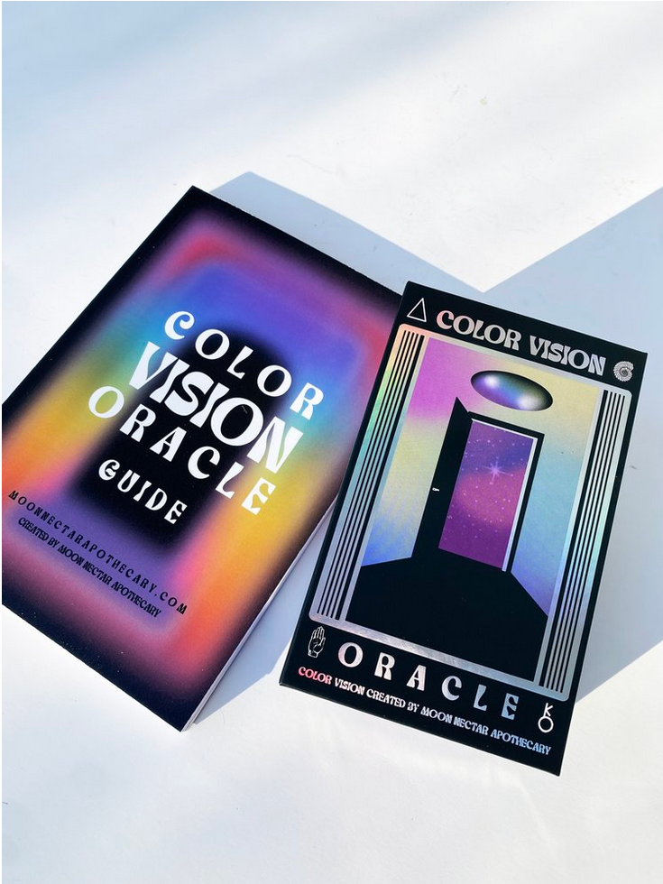 6413 - COLOR VISION Oracle Deck & Guidebook - Two Decks in 1 - Comes ...