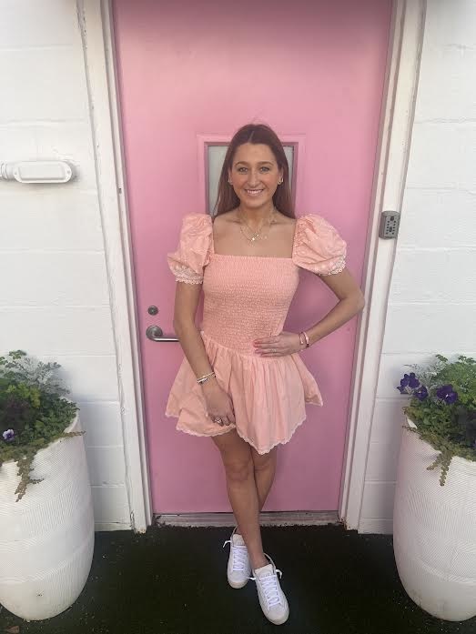 Love Shack Fancy- Asa Dress- Bubble Bath Pink - Dukes Online