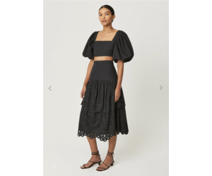 Rhode- Sandy Skirt- Ink Ciel Eyelet - Dukes Online